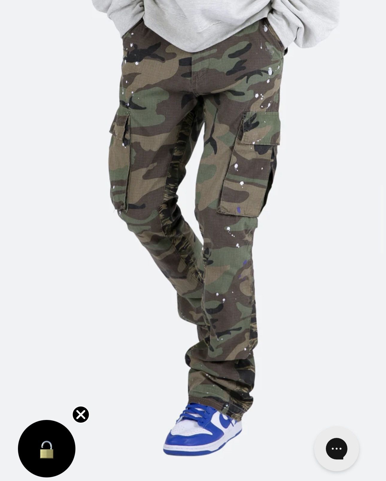 Mnml Mnml Bootcut Cargo Pants Camo Grailed