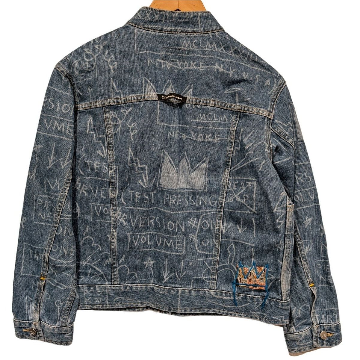 Lee Lee x Jean- Michel Basquiat Printed Denim Jacket Cotton | Grailed