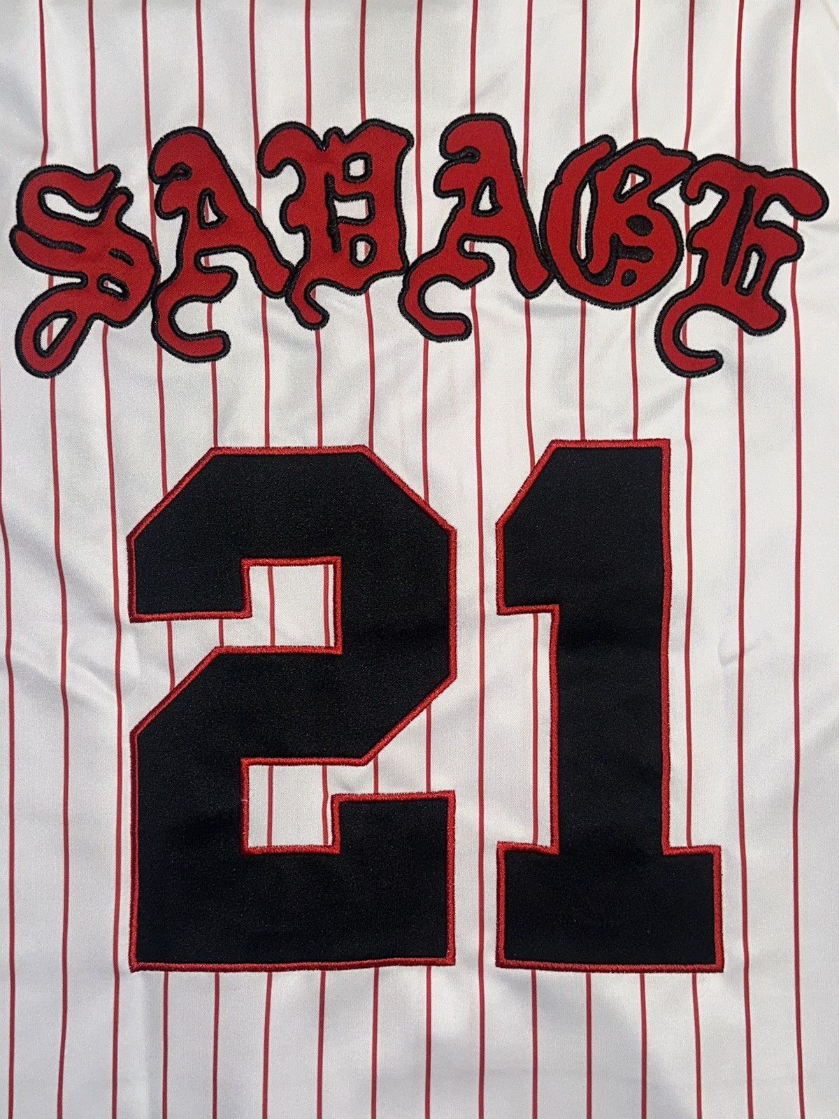 Designer 21 Savage VIP Exclusive Baseball Jersey “Slaughter Gang” | Grailed
