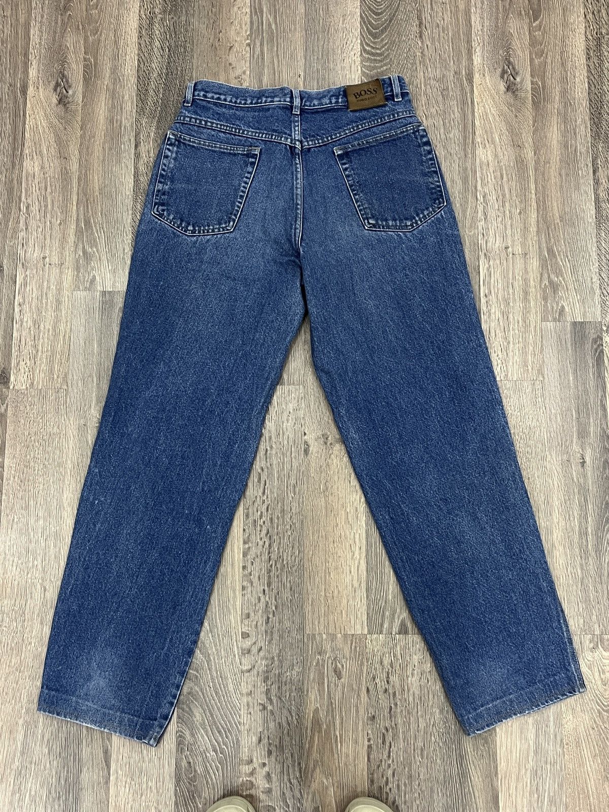 Hugo Boss × Luxury × Vintage Vintage Retro 80s Hugo Boss Washed Blue ...