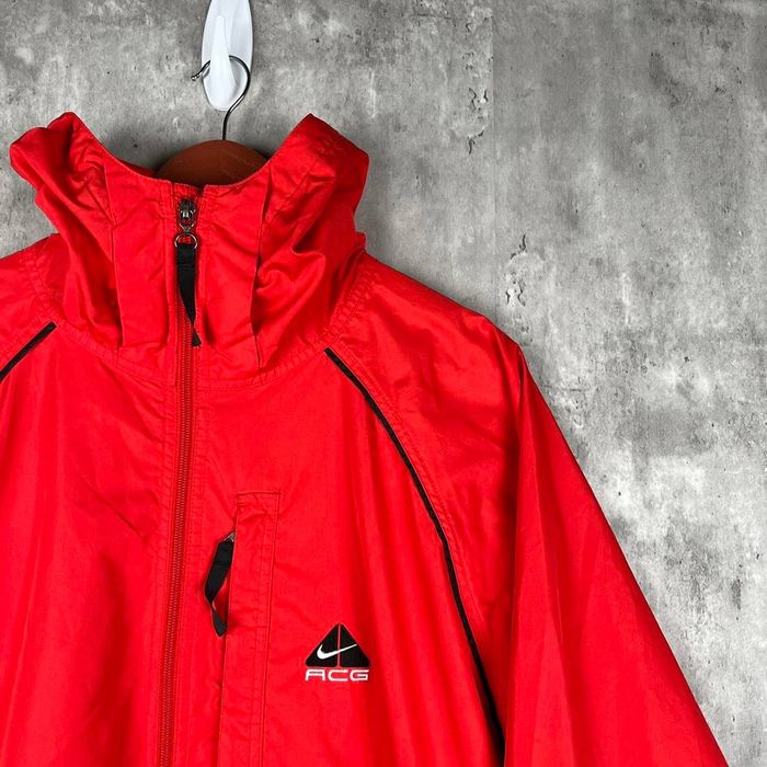 Nike Vintage 1990s Nike ACG Red & Black Jacket | Grailed