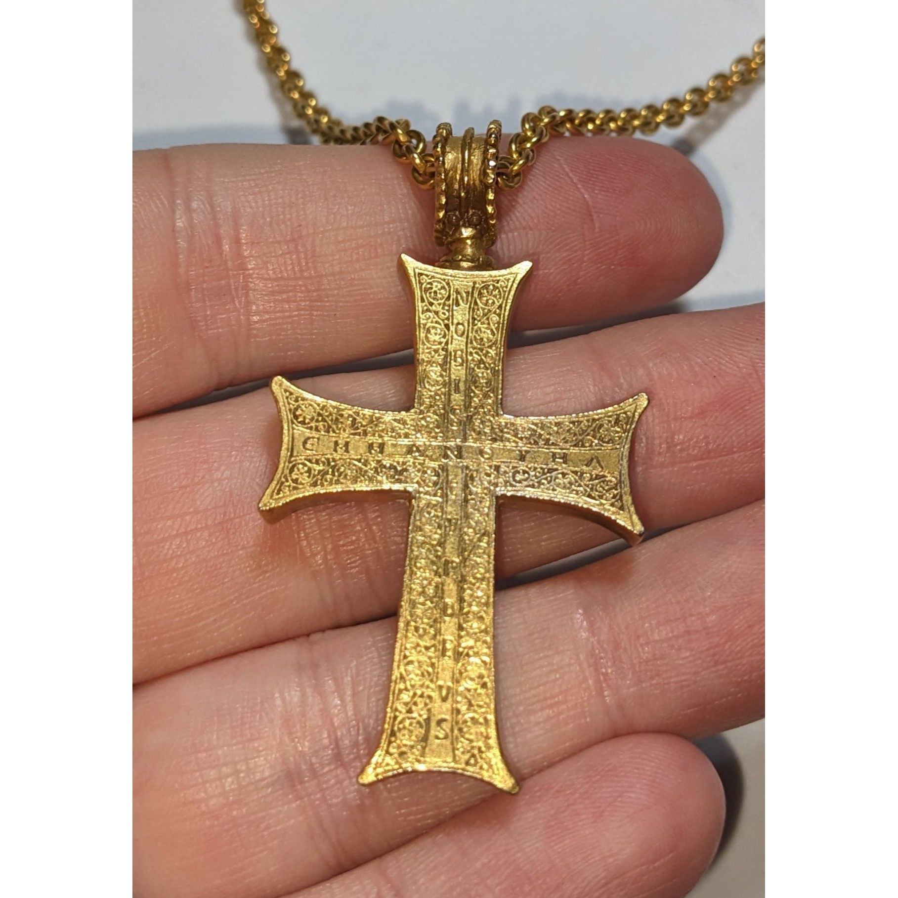 Other Vintage Metropolitan Museum Of Art Gold Cross Necklace | Grailed