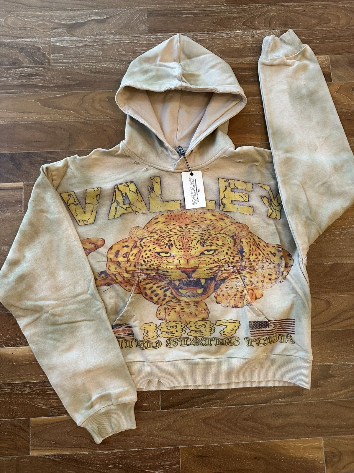 Vale Vale cheetah pullover hoodie | Grailed