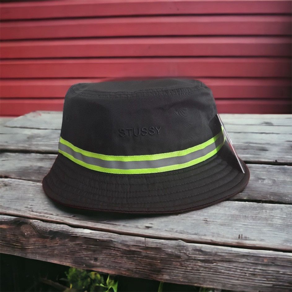 Streetwear × Stussy × Vintage Reflective Bucket Hat | Grailed