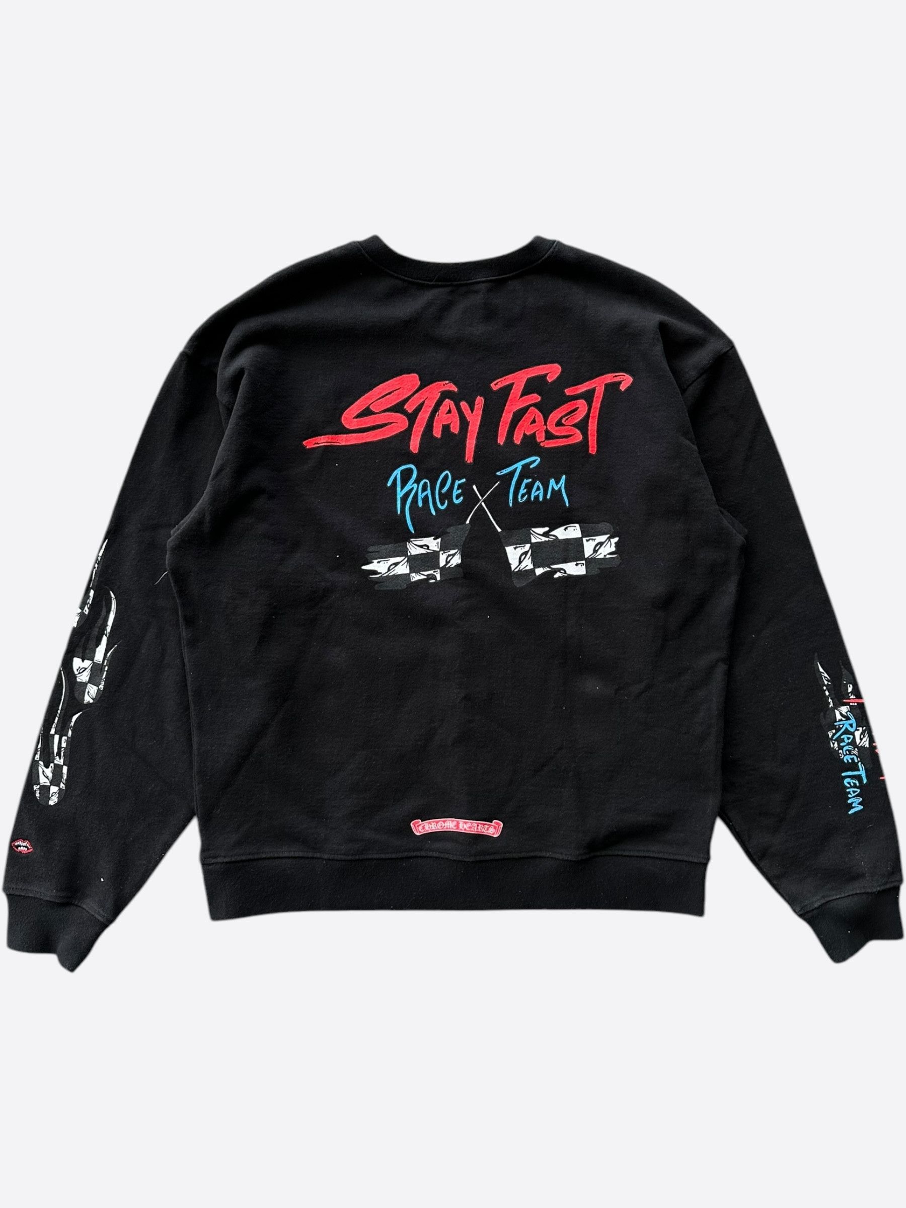 Chrome Hearts Chrome Hearts Black Matty Boy Stay Fast Sweater | Grailed