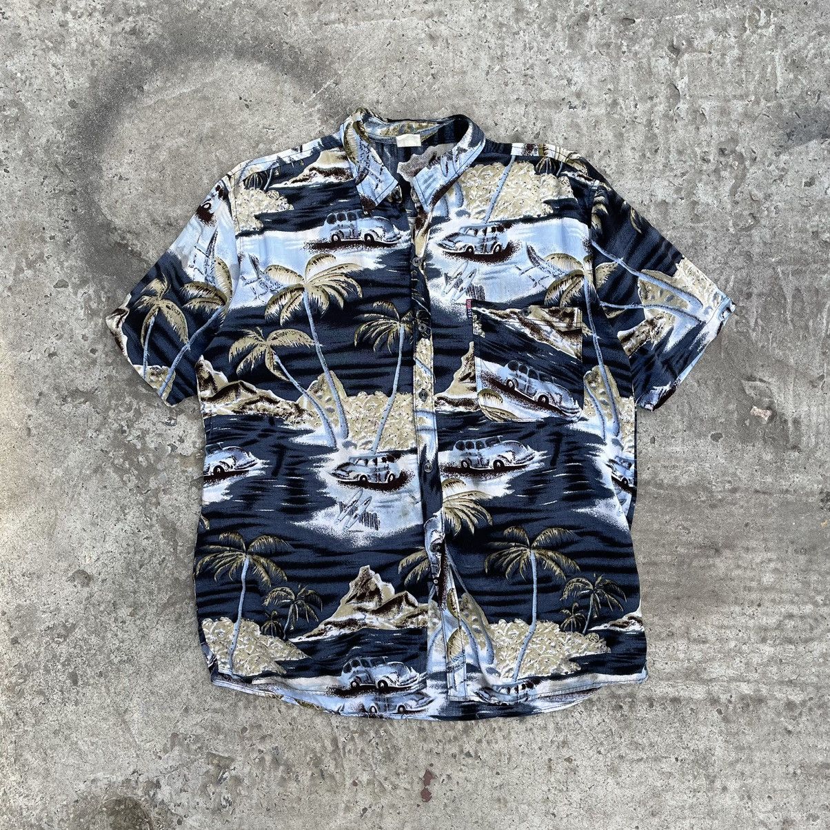 Vintage Vintage Shirt Button Up Surf Wear Y2K Hawaii 00s Y2K USA | Grailed