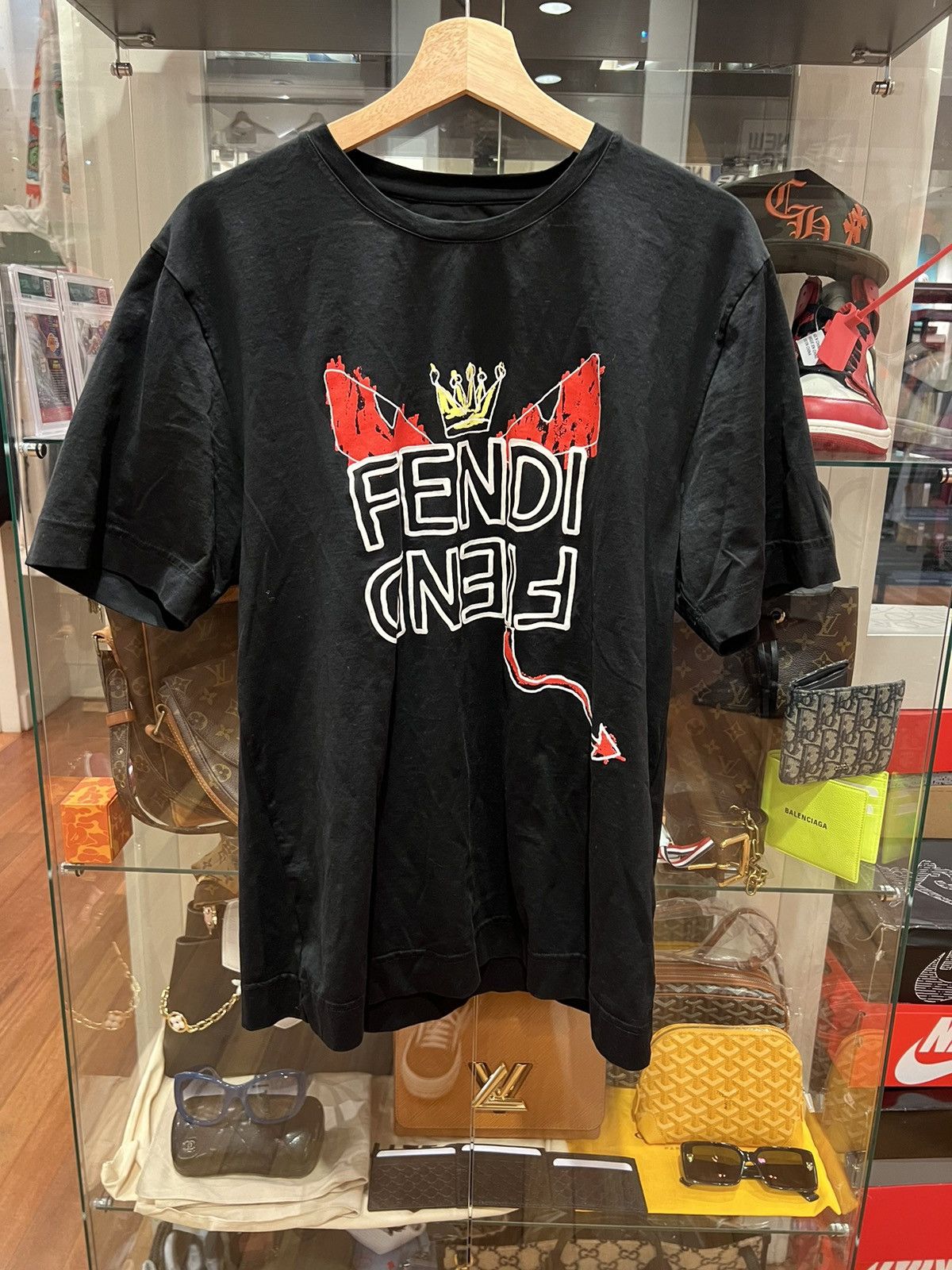 Fendi Fendi fein monster graphic shirt black | Grailed
