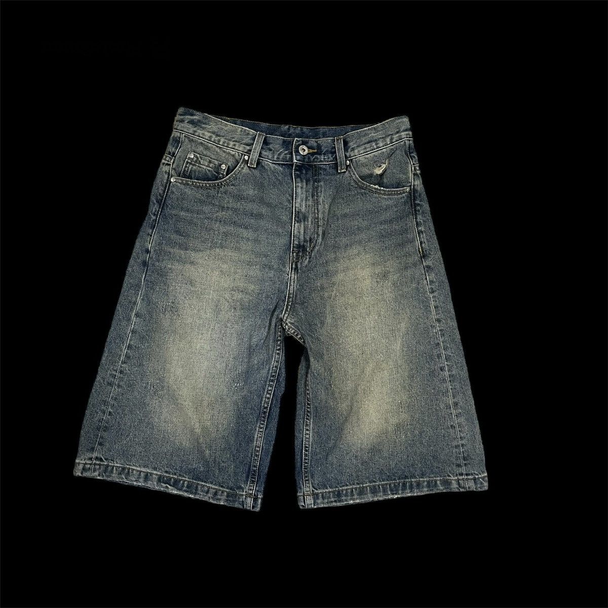 Simple Project Simple project washed wide jorts | Grailed