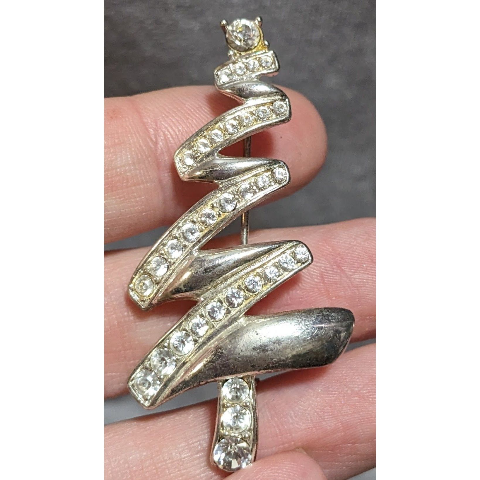 Monet Vintage Monet Silver Christmas Tree Brooch | Grailed