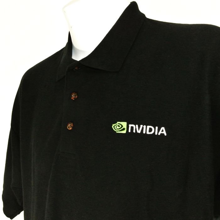 Mando NVIDIA Tech Employee Uniform Black Polo Shirt | Grailed