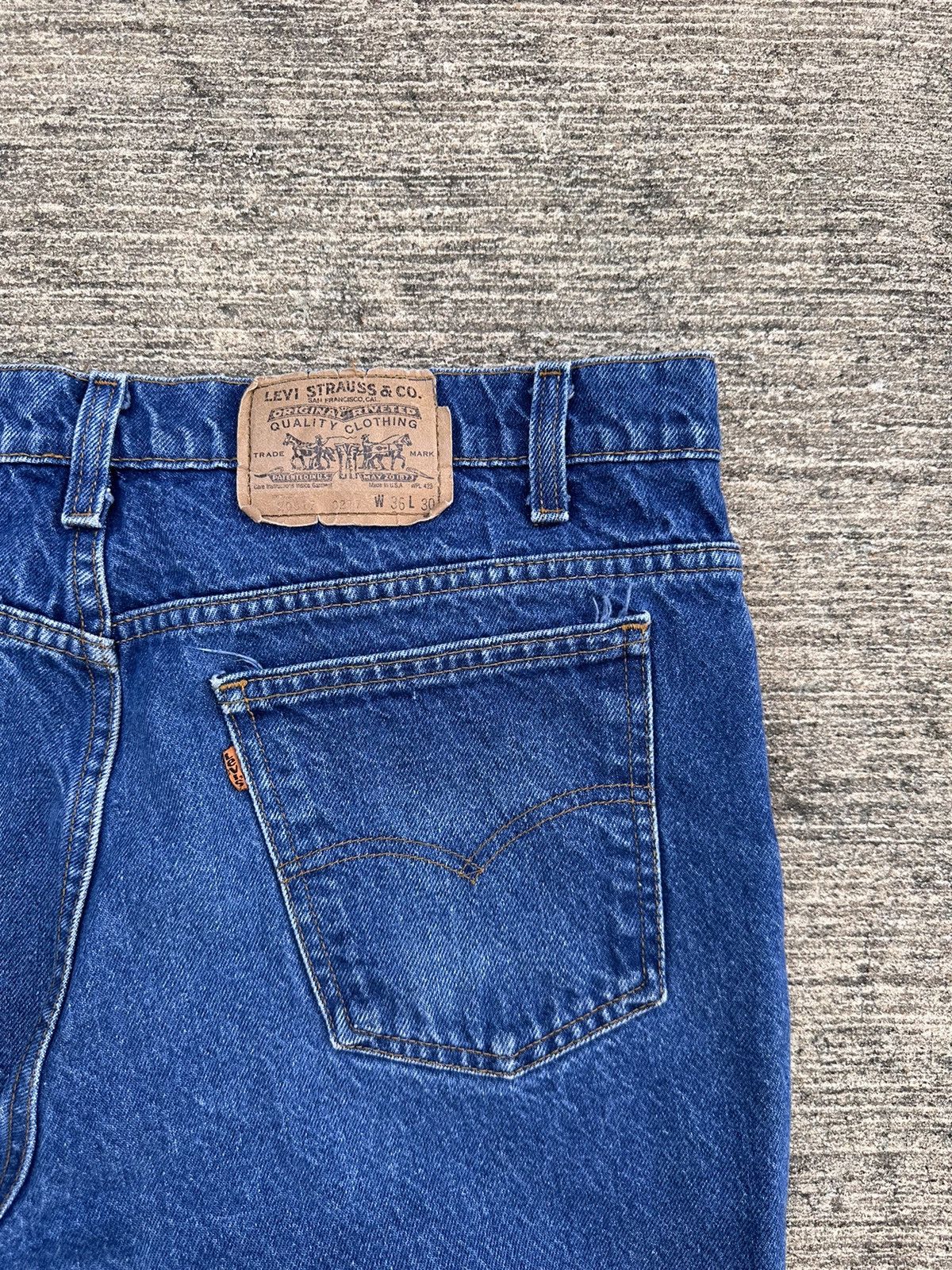 Levi's × Made In Usa × Vintage 80s Levi’s 517 Orange Tab Bootcut Jeans ...