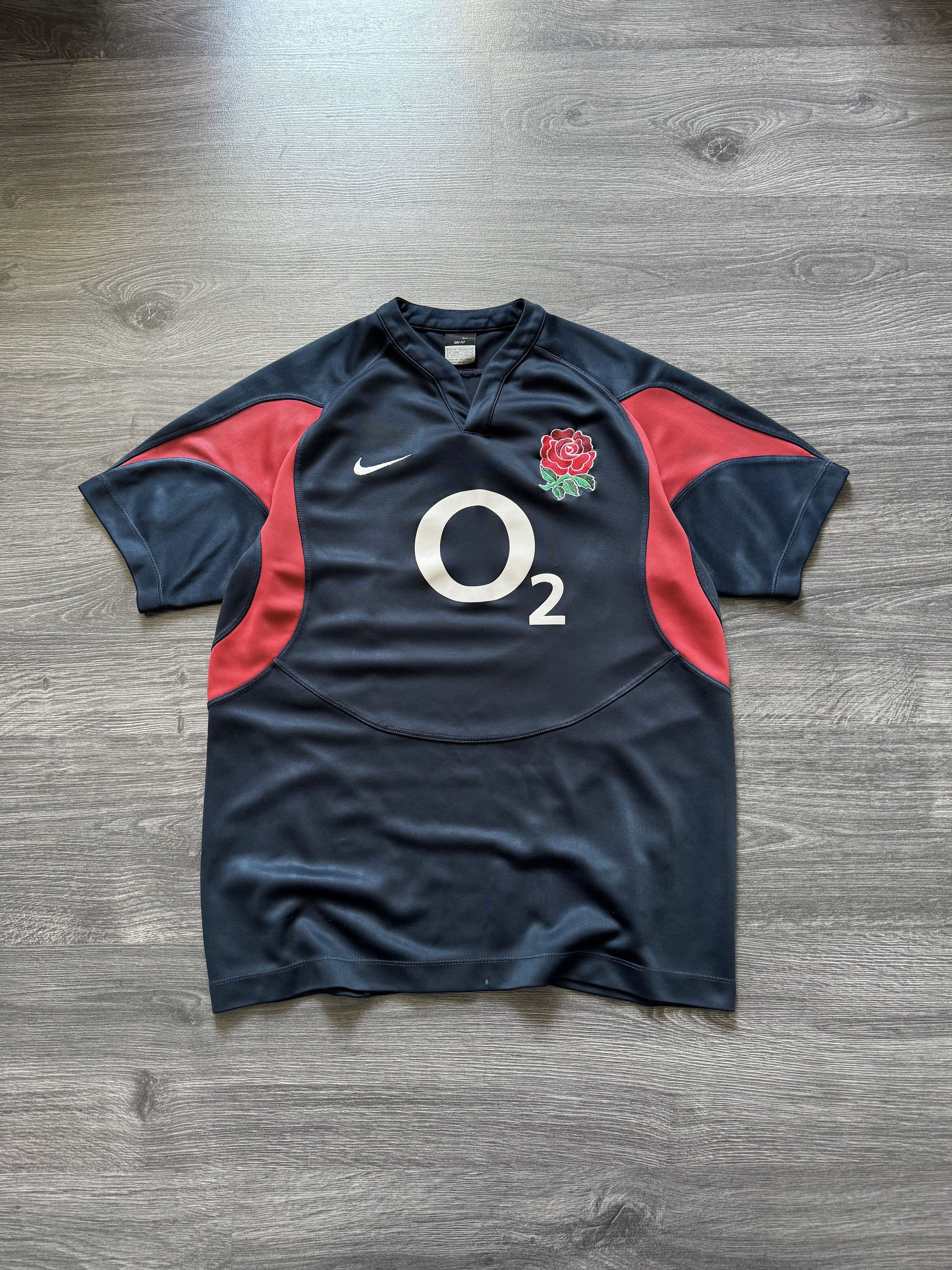 Nike Vintage Nike O2 England Rugby Team Blokecore Jersey | Grailed