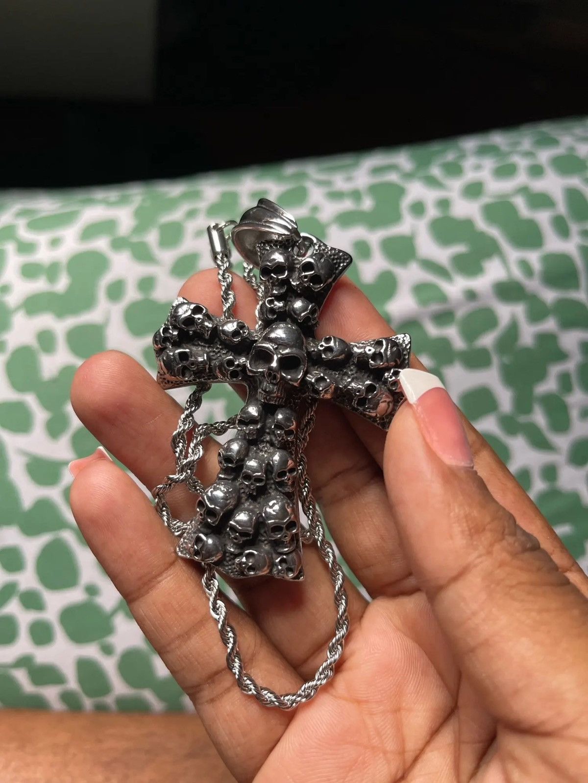 Skulls Huge Evil Cross | Grailed