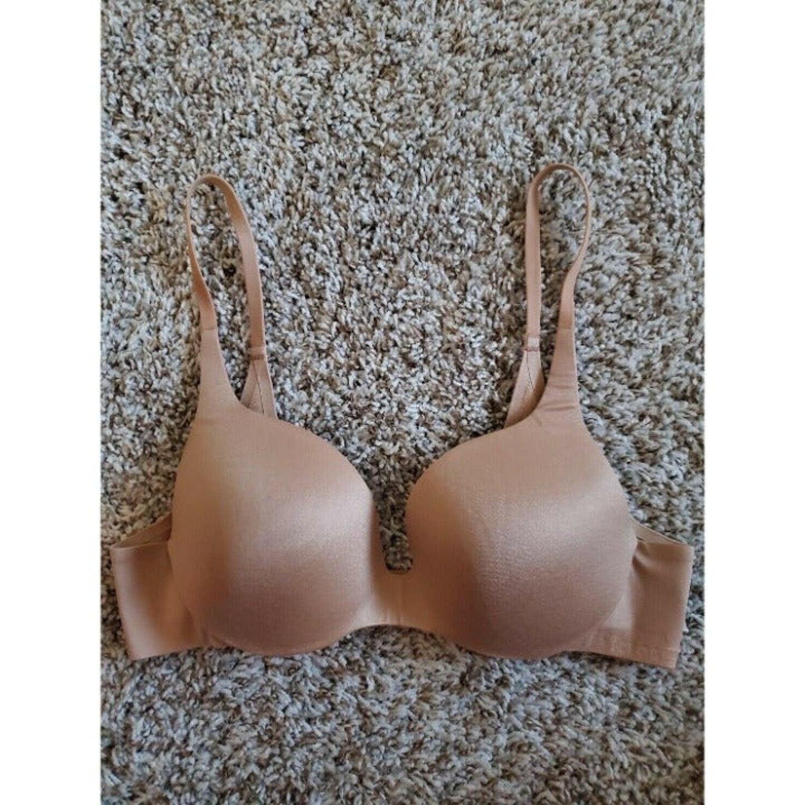 Victoria's Secret VS VICTORIA SECRET Tan Lined Demi BRA, 34B Seamless ...