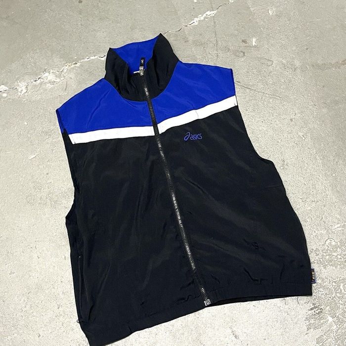 Asics 2000’s ASICS Two Tone Reflective Running Vest Medium | Grailed