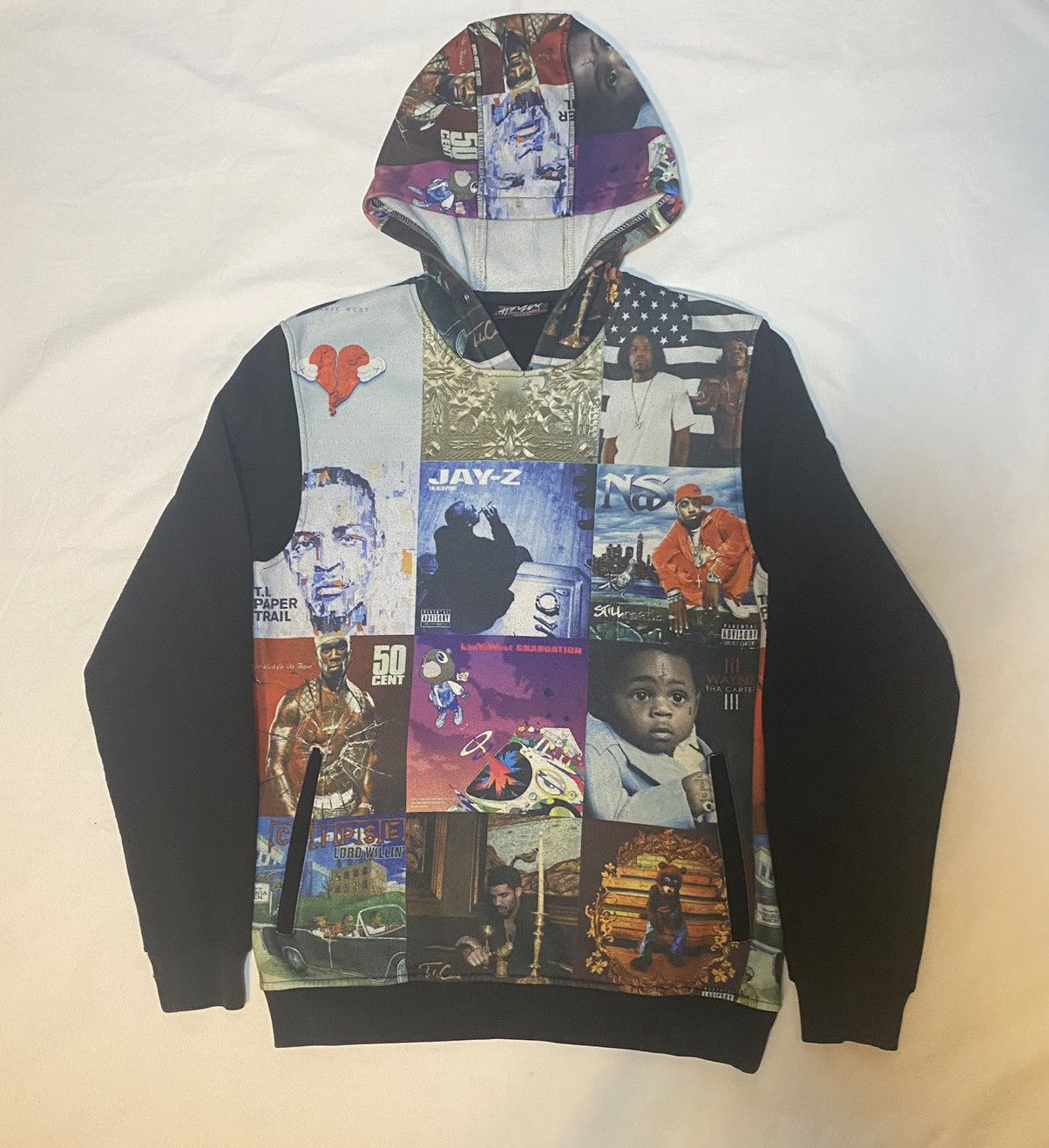 Streetwear × Vintage Kanye Naz Drake Snoop Dogg Hip Hop Rap Album ...