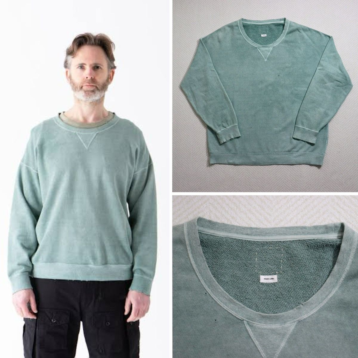 Visvim Visvim 21ss Jumbo Sweat （Uneven Dye） | Grailed