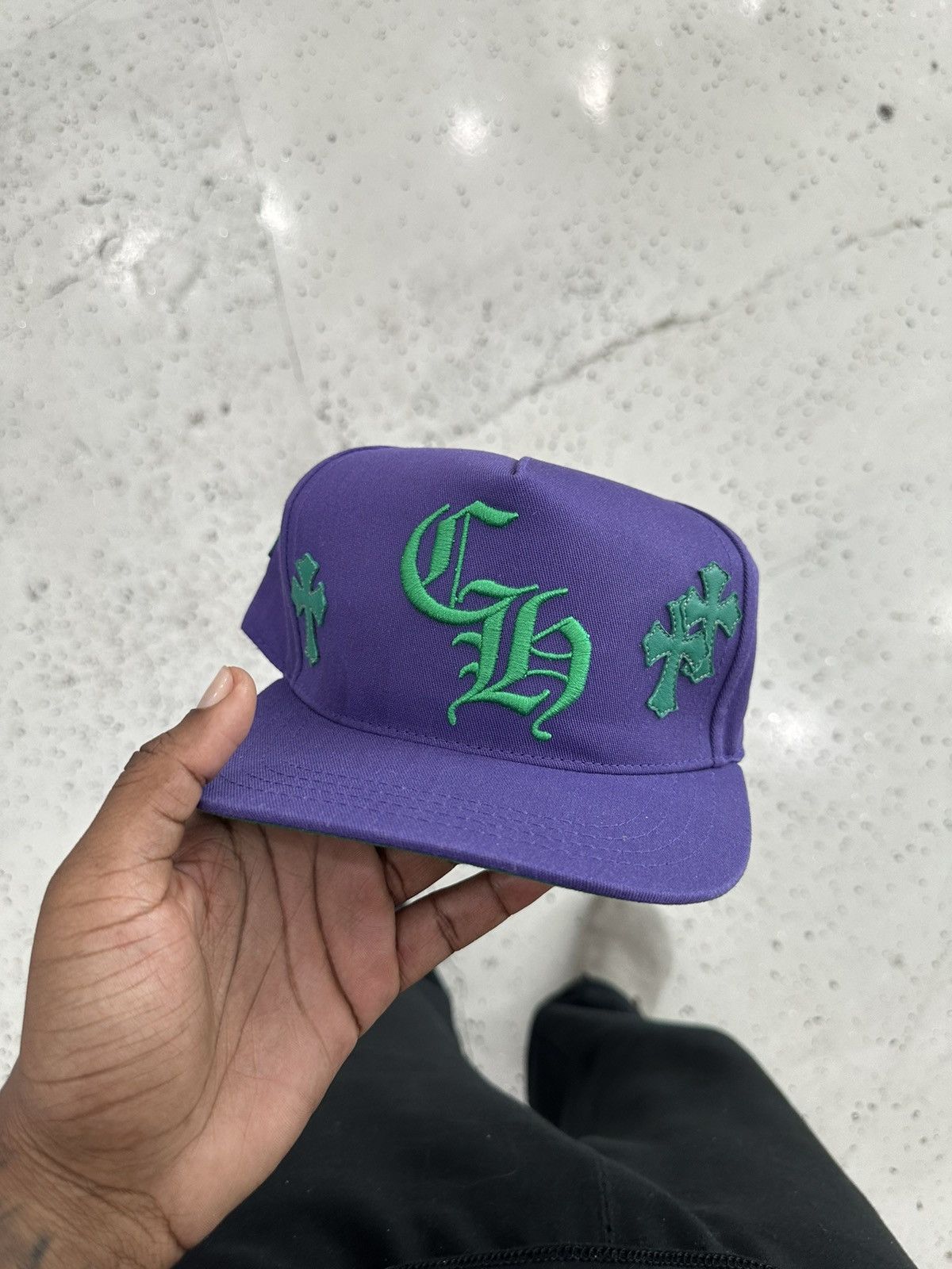 Chrome Hearts Cross Patch SnapBack | Grailed