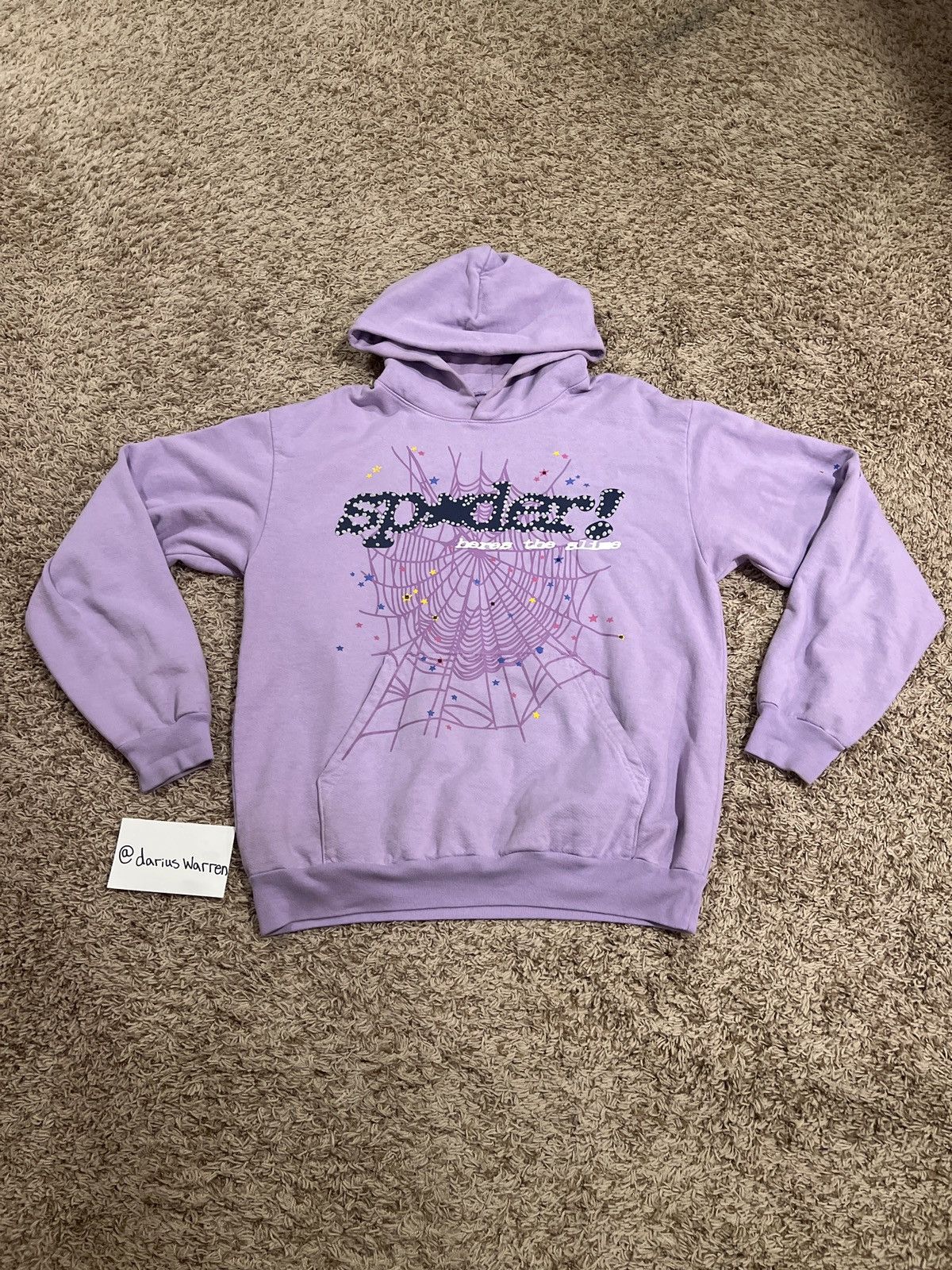 Spider Worldwide Açaí Purple Spider Hoodie | Grailed