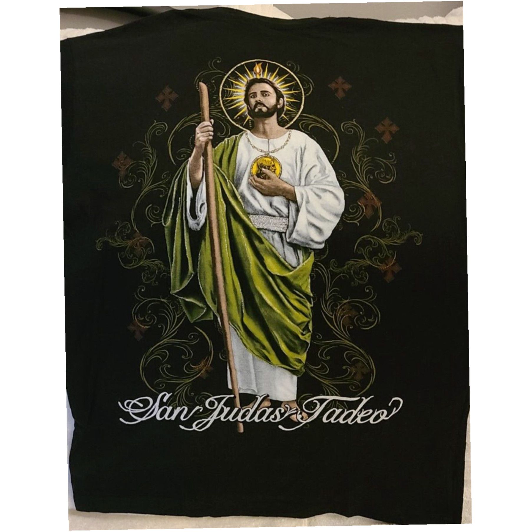Vintage Saint Jude Thaddeus Apostle Judas Tadeo Religious Devotion Tees ...