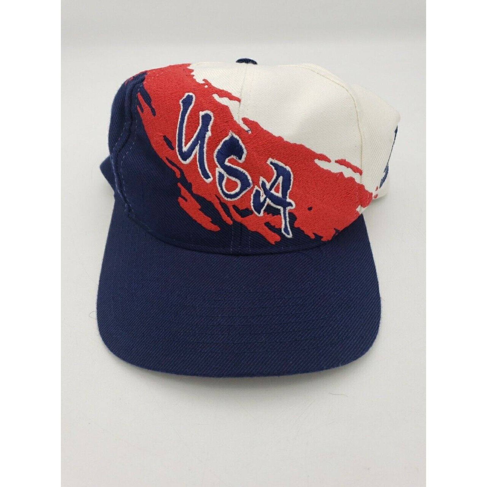 Logo Athletic 1996 Atlanta Olympics 90s USA Splash Logo7 Snapback Ball ...