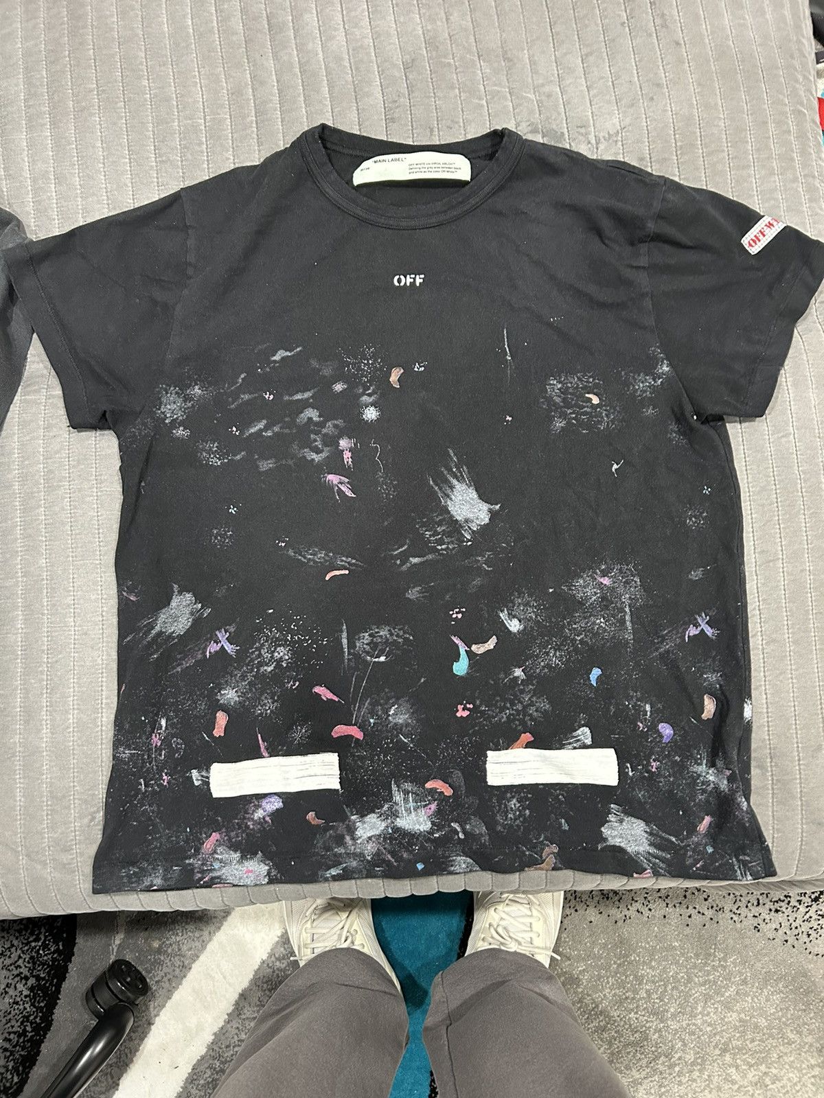 Off-White off-white seeing things washed t-shirt | Grailed