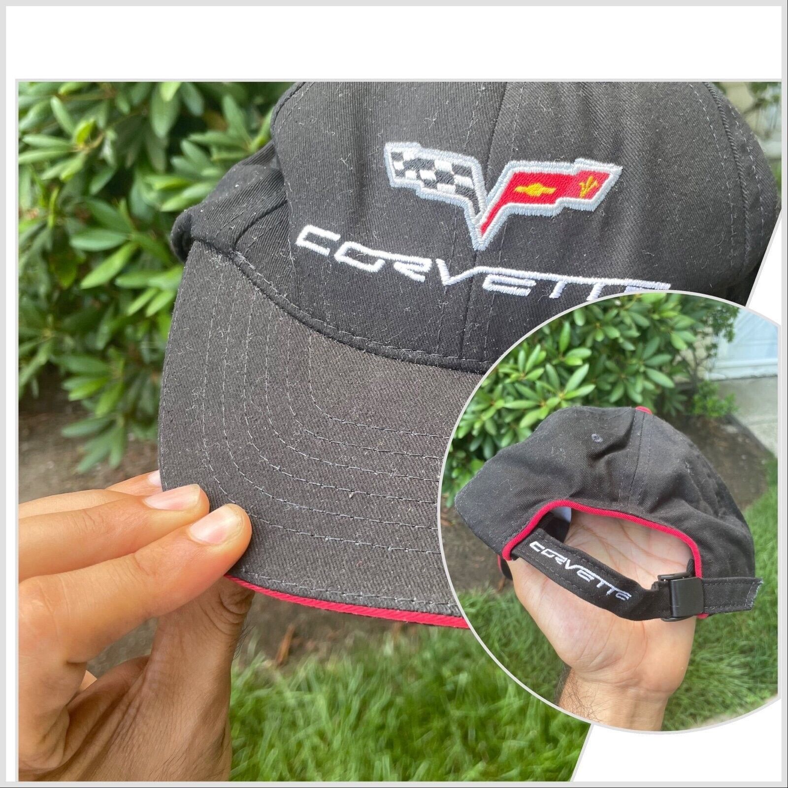 Corvette × Racing × Vintage Vintage Corvette Chevy Racing Velcro Strap ...