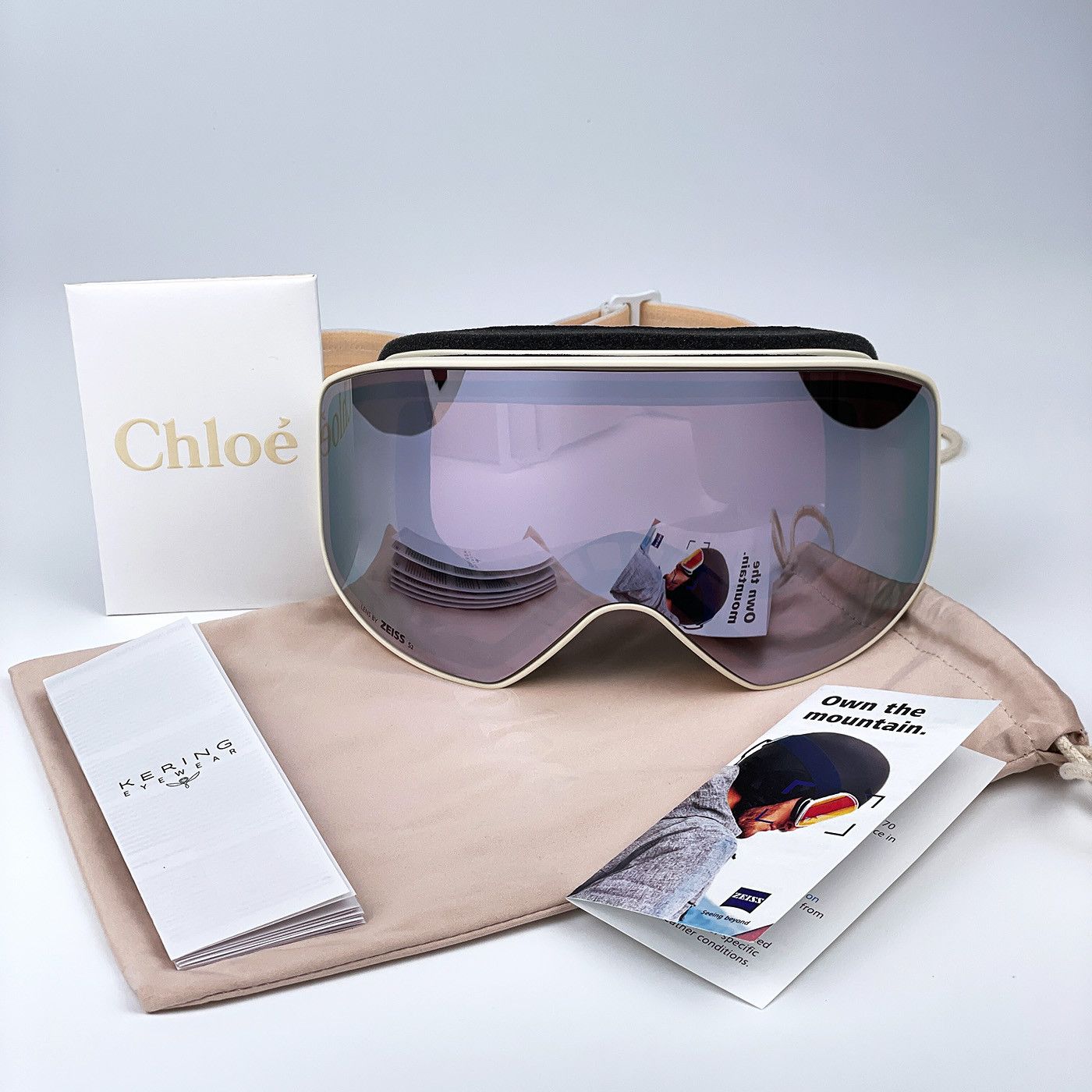 Chloe NEW Chloe CH0072S 001 Zeiss Ski Mask Sunglasses | Grailed