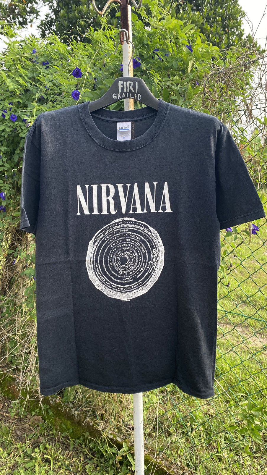 Band Tees × Nirvana × Vintage Vintage Y2K Nirvana Vestibule Circle Kurt Cobain | Grailed
