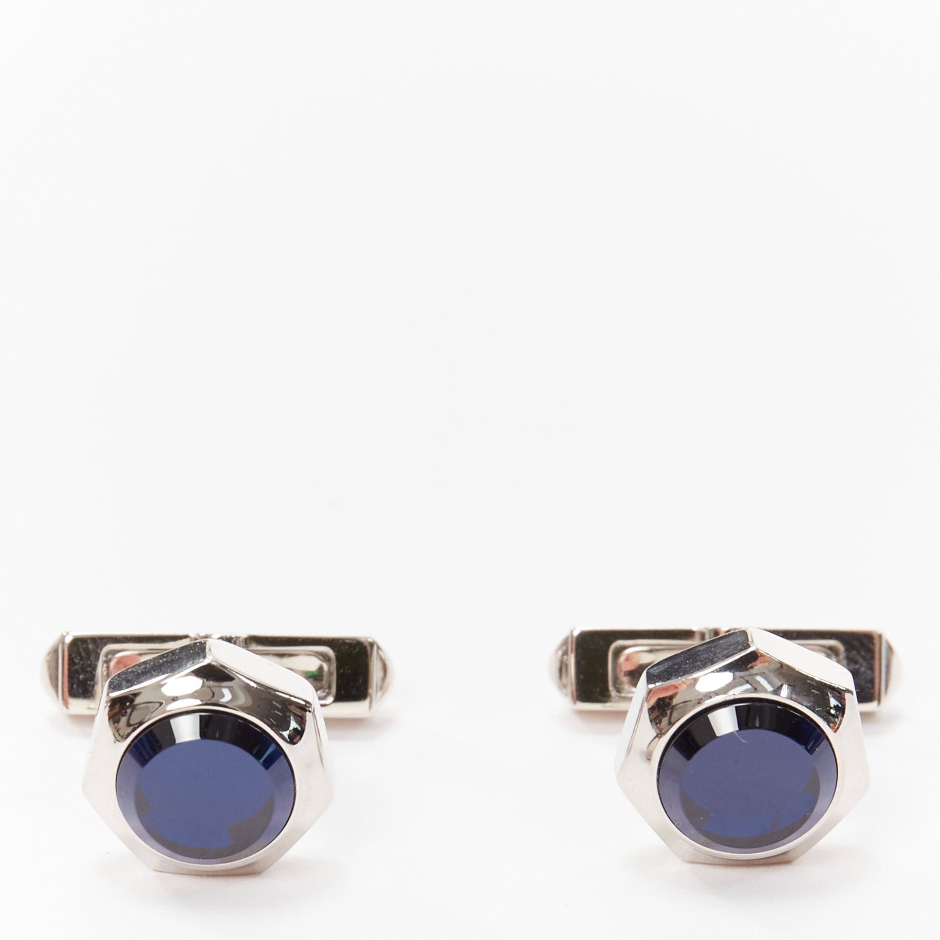 Cartier CARTIER Watch Crown Decor 925 sterling silver blue stone ...