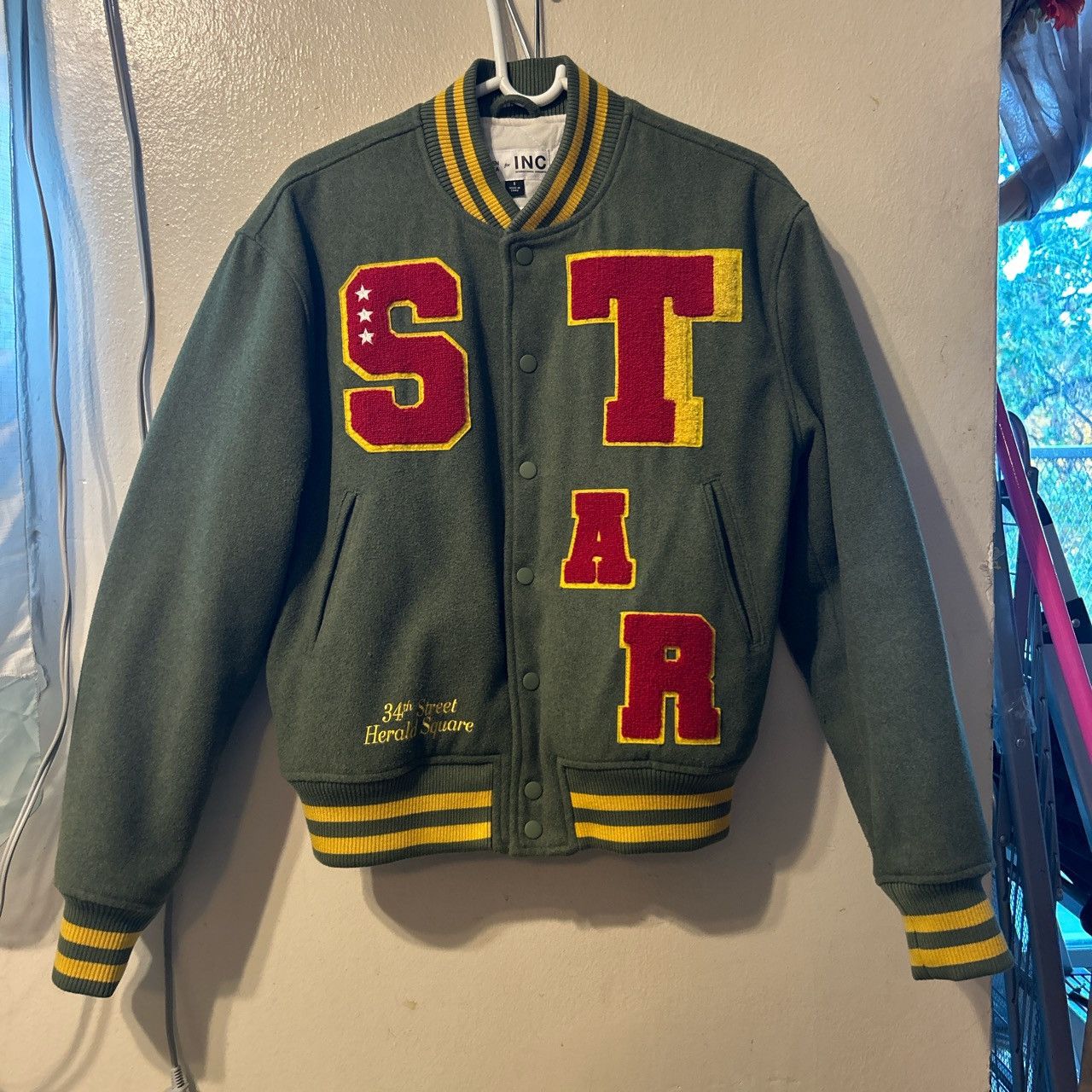 Other Inc Concepts “shooting stars” varsity jacket | Grailed