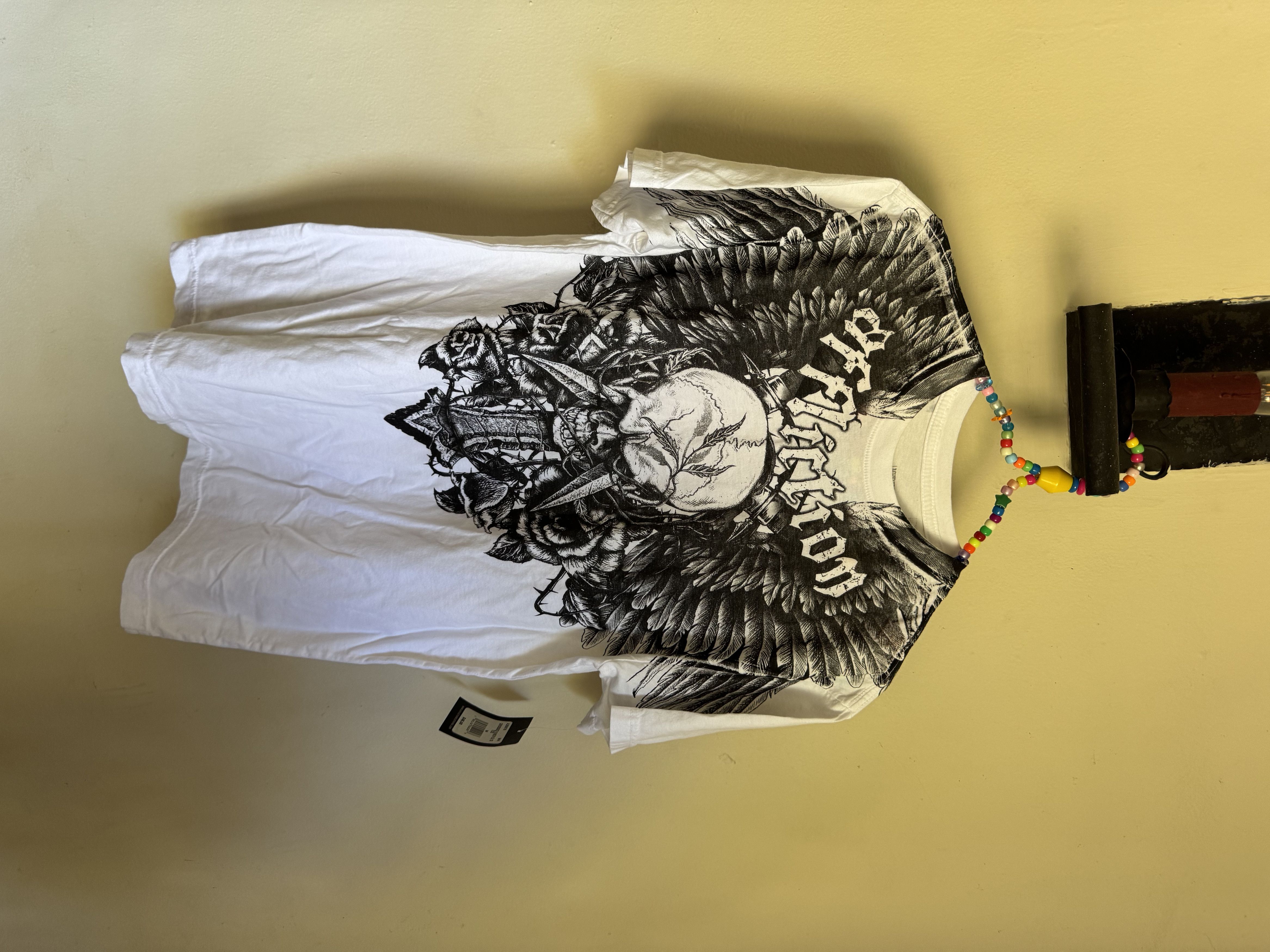 Affliction White Affliction Crossed Over Tee | Grailed