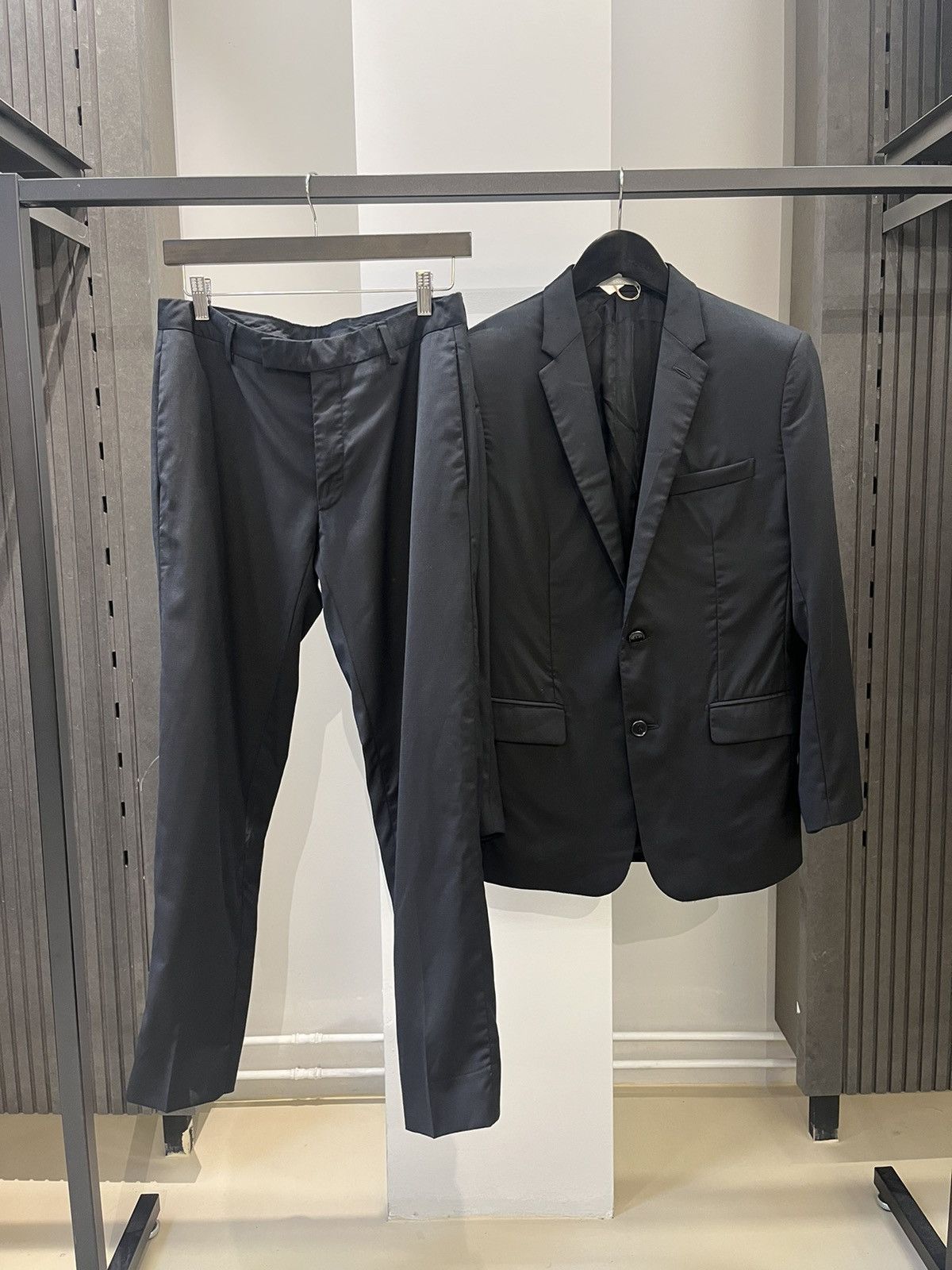 Dior Dior Homme Black Wool Suit | Grailed
