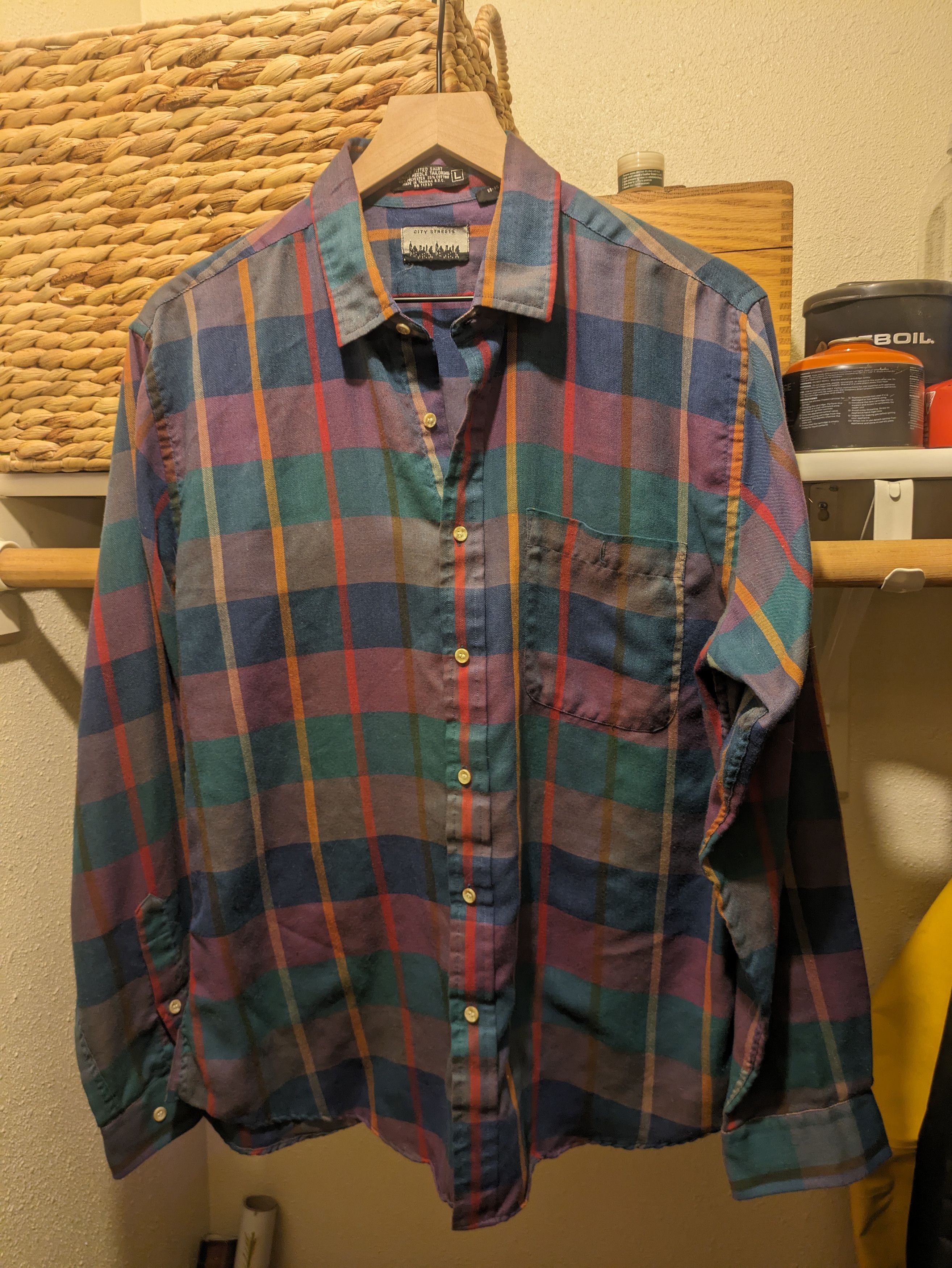 City Streets × Vintage Faded Colors Casual Shirt | Grailed