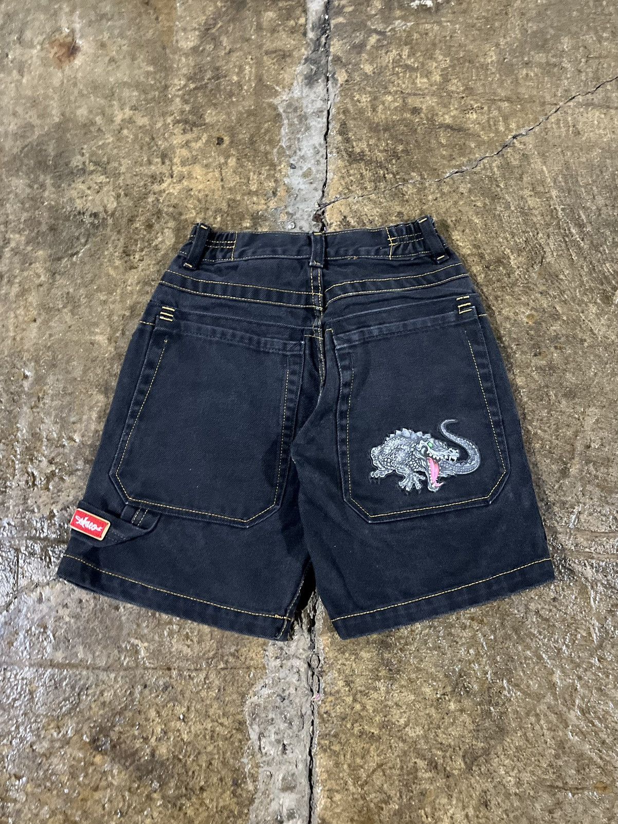Vintage Crazy Vintage JNCO Alligator Embroidered Kids Jorts Shorts ...
