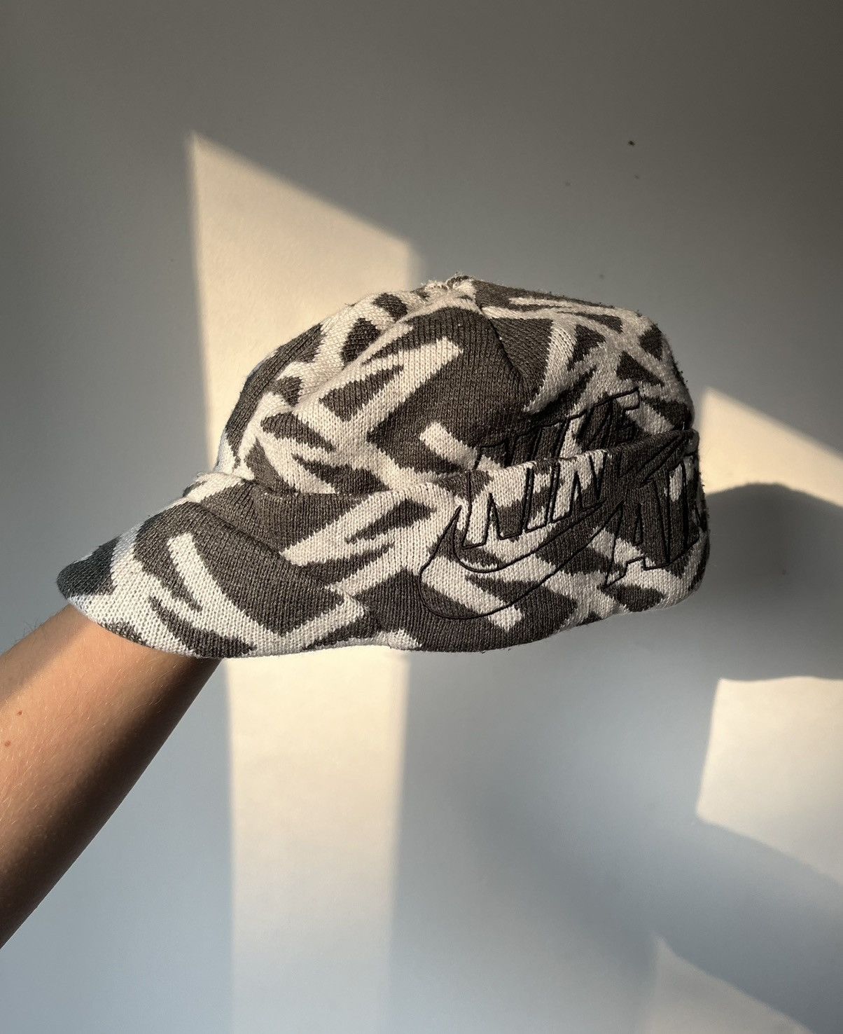 Nike × Streetwear × Vintage Vintage Nike knitted cap Y2K rare emo style ...