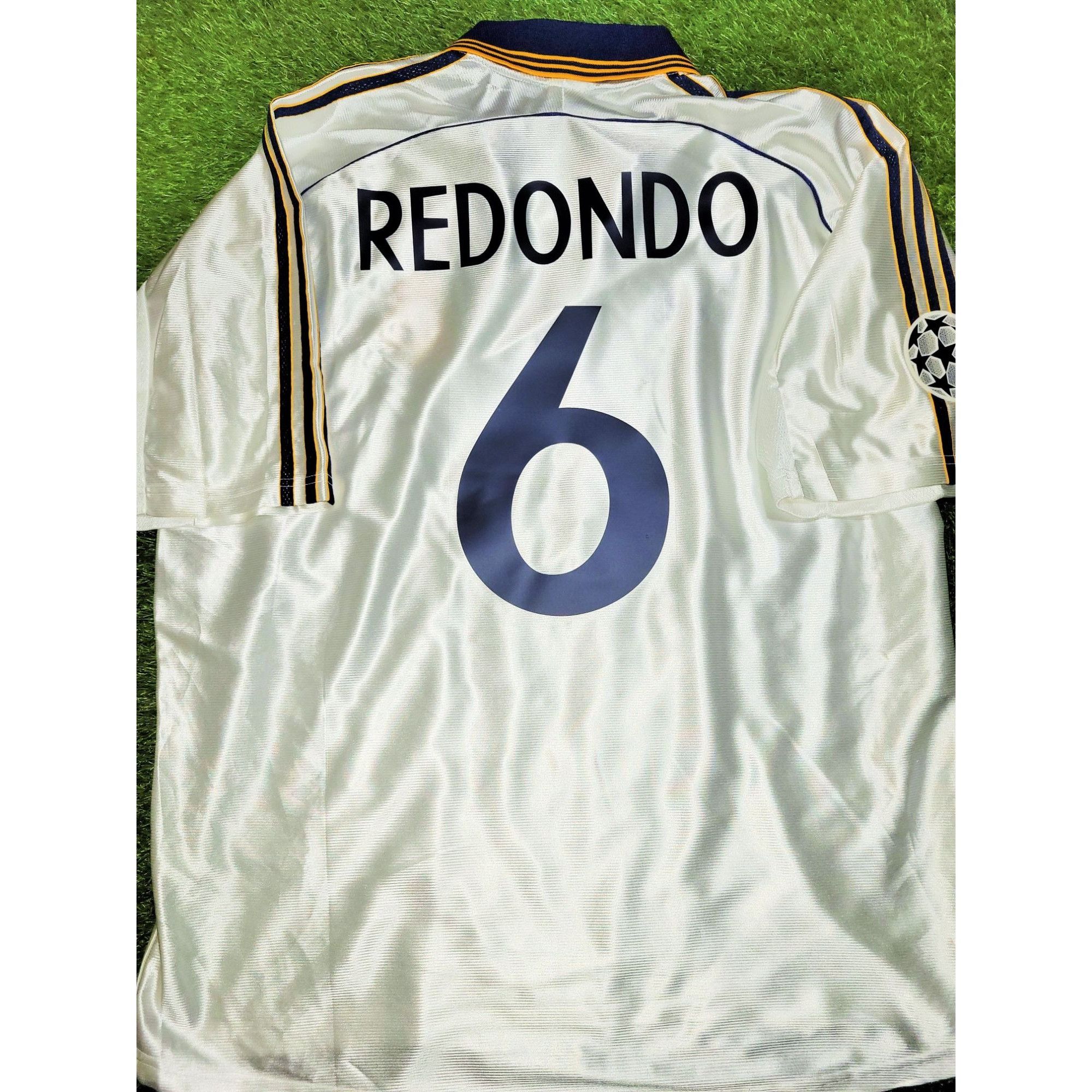 Adidas Redondo Real Madrid 1998 1999 FINAL Soccer Jersey XL | Grailed