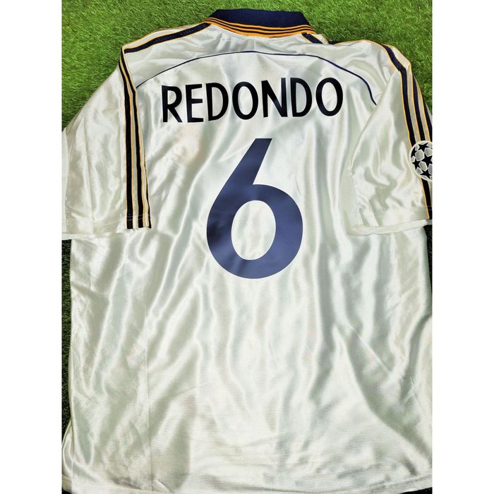 Adidas Redondo Real Madrid 1998 1999 FINAL Soccer Jersey XL | Grailed