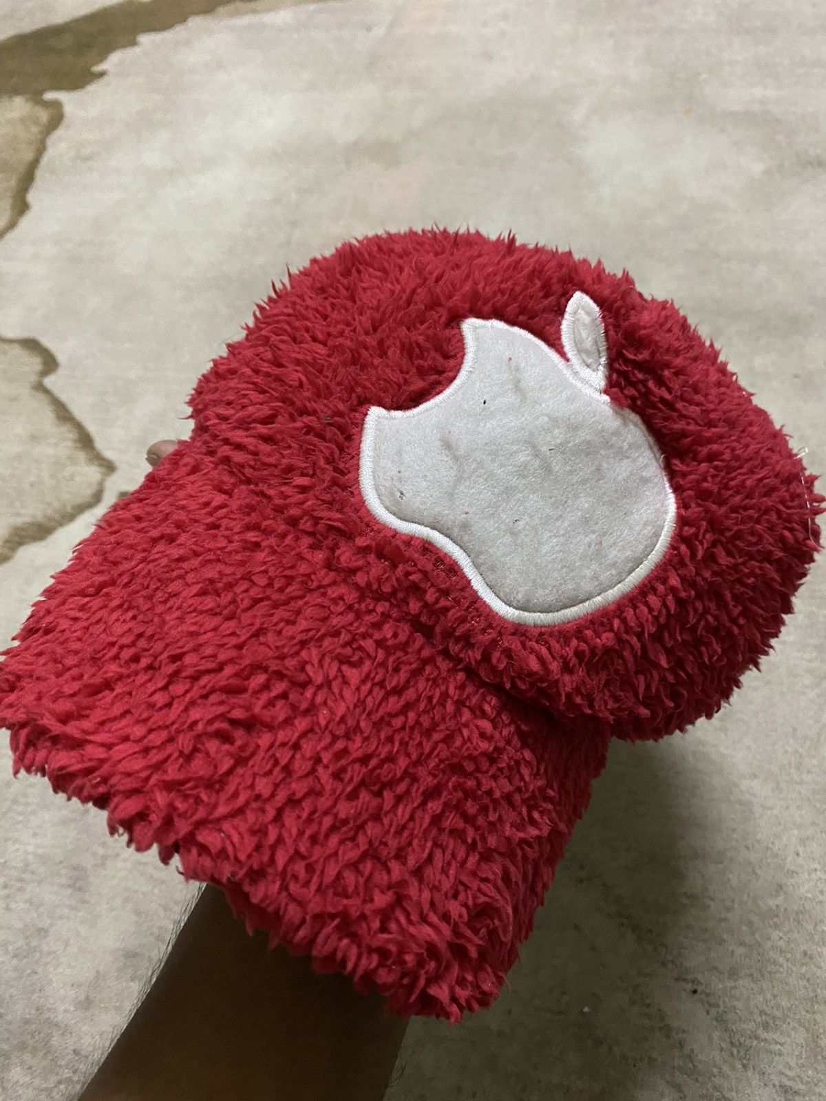 Vintage vintage rare apple fleece cap | Grailed