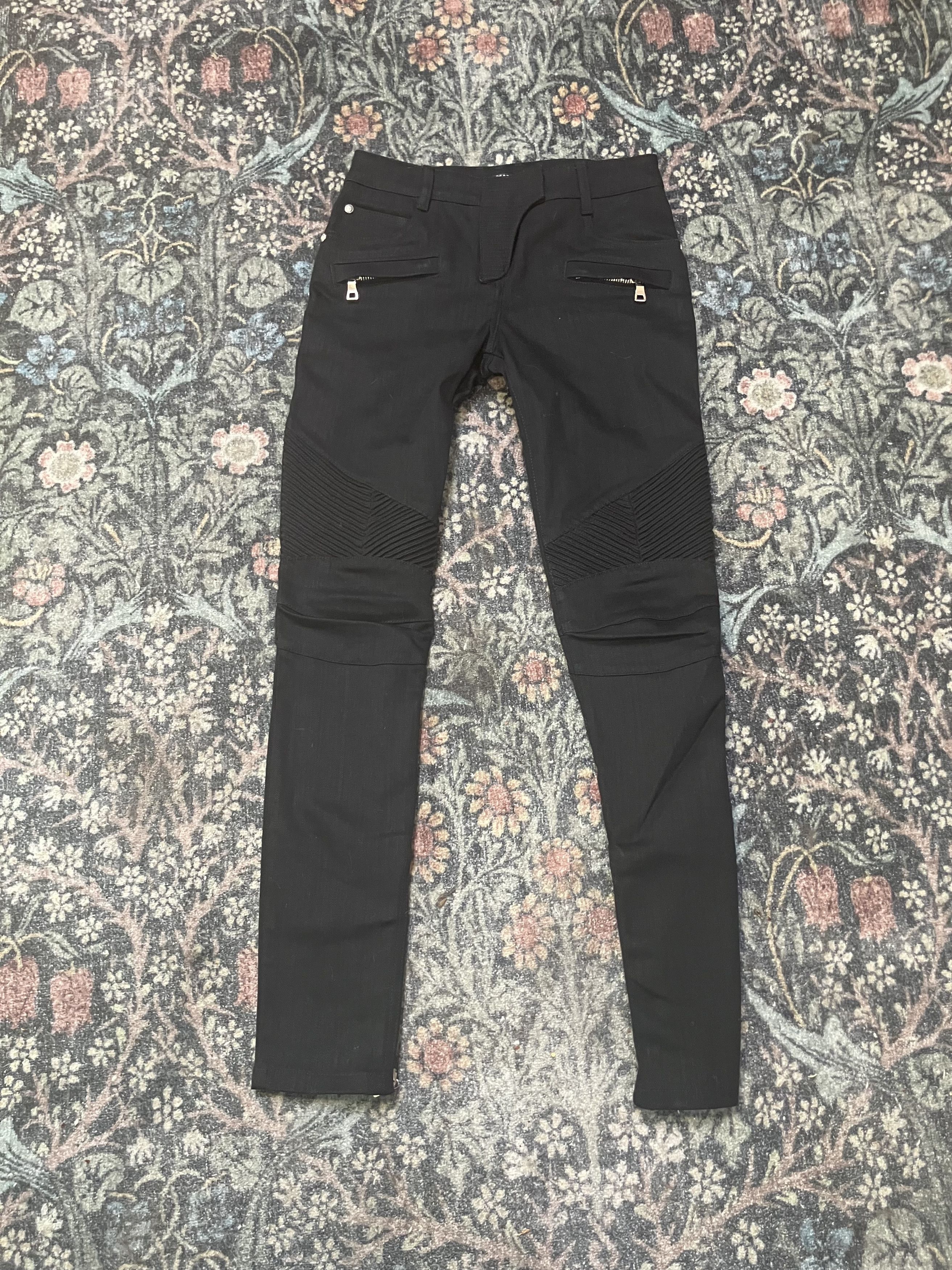 Balmain Balmain Paris Zipper Jeans | Grailed
