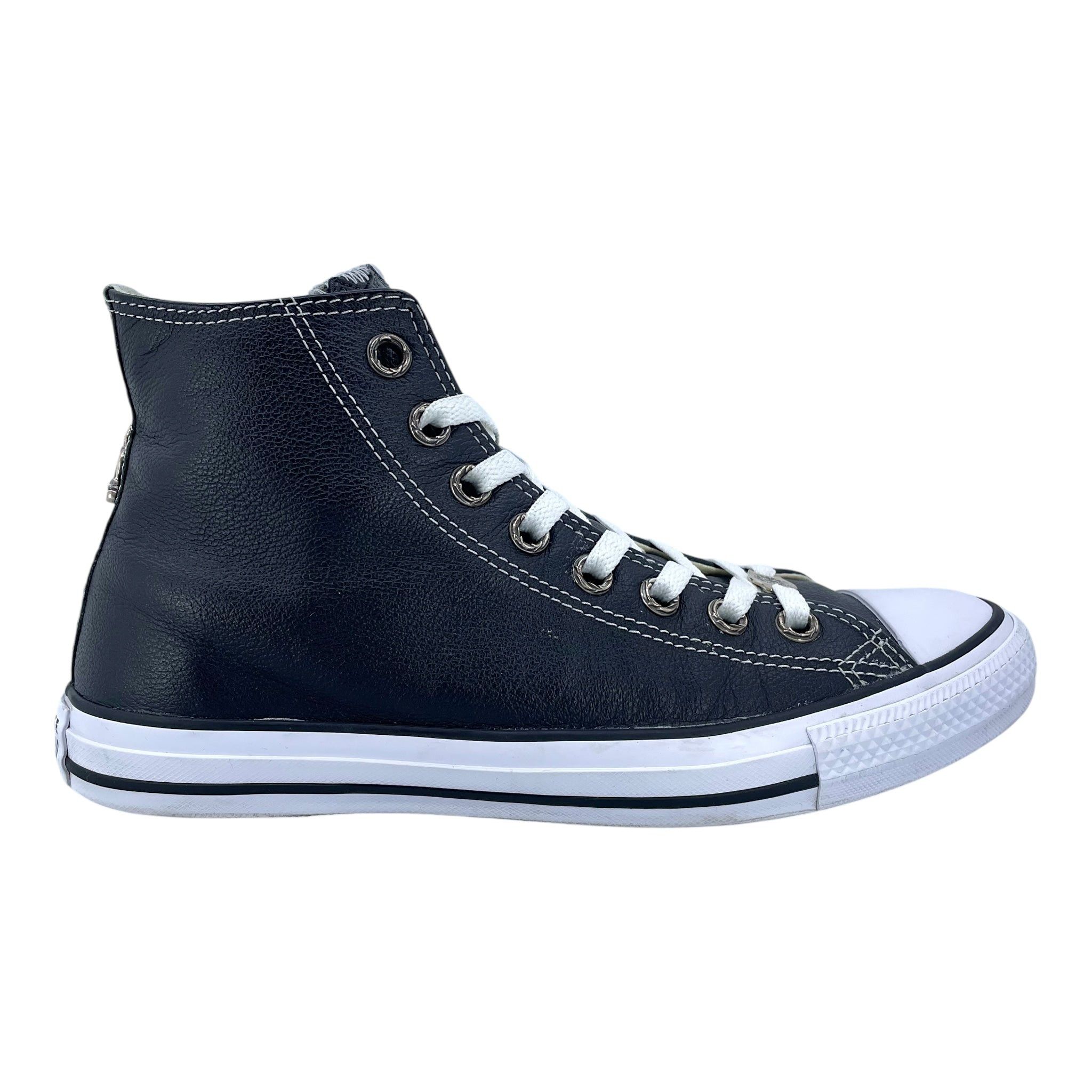 Chrome Hearts x Converse Chuck Taylor All Star High Black (.925 Silver ...
