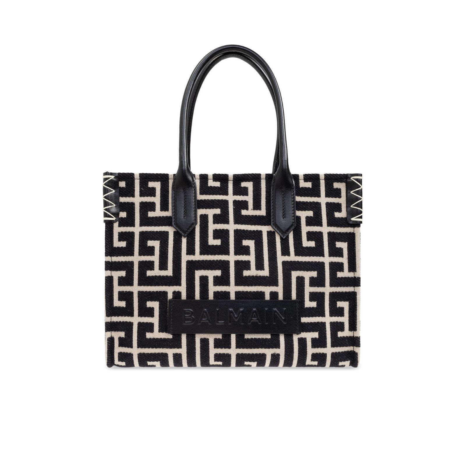 Balmain BALMAIN B-Army Black Jacquard Tote Bag New & Authentic | Grailed