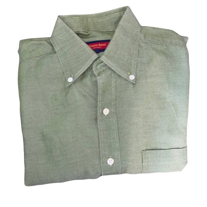 Austin Reed Austin Reed Long Sleeve Button Down Shirt medium green ...