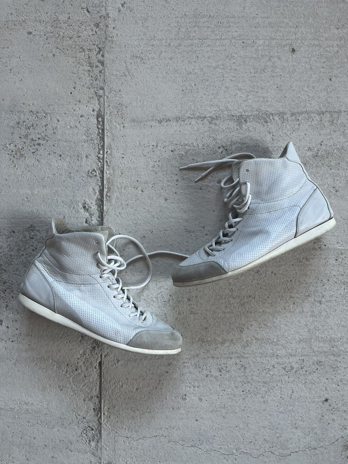Puma Puma by Hussein Chalayan Leather/Suede Hightop Sneakers | Grailed