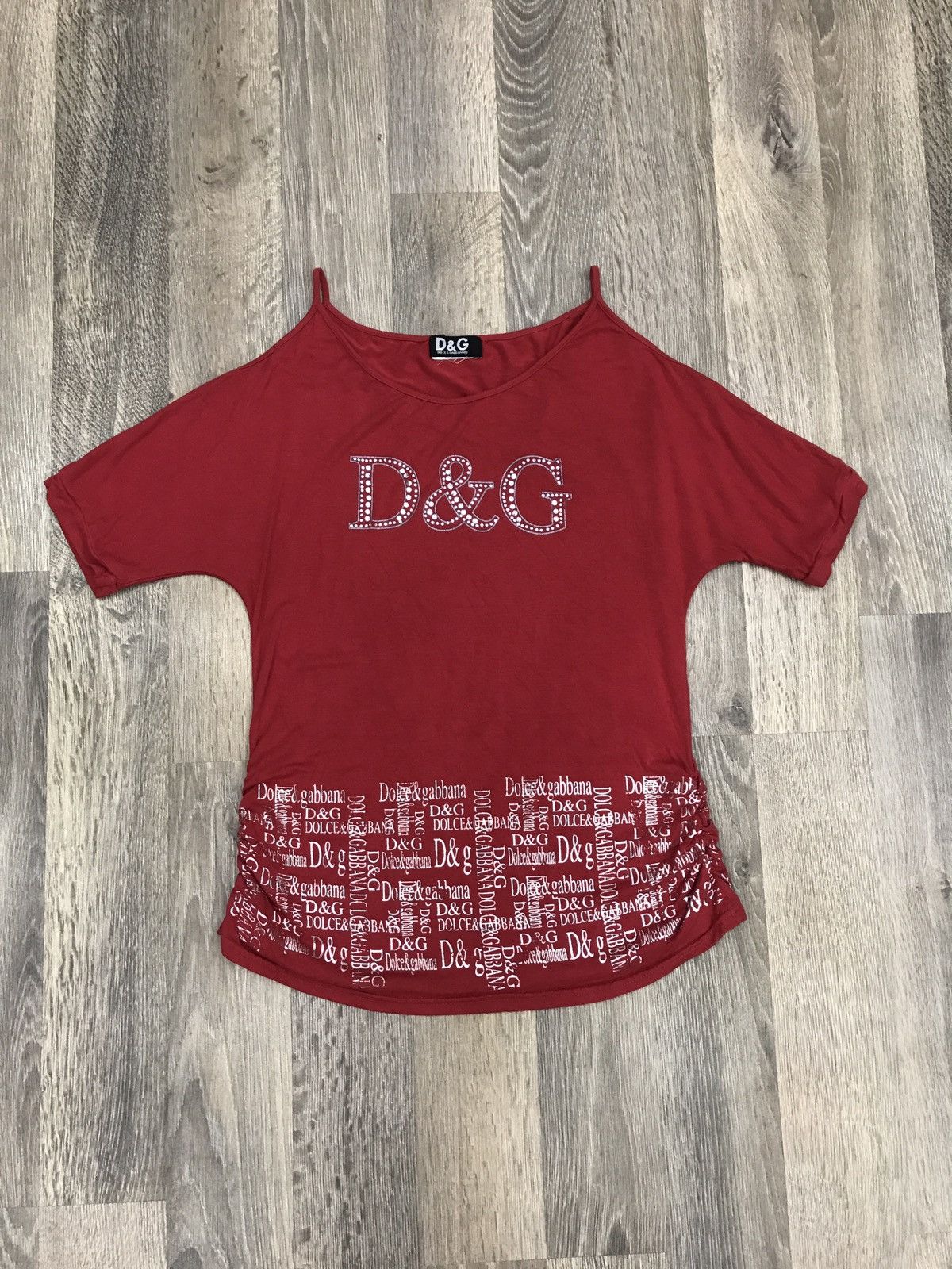Dolce & Gabbana Vintage Baby Dolce Gabbana Monogram Central Logo Tee ...