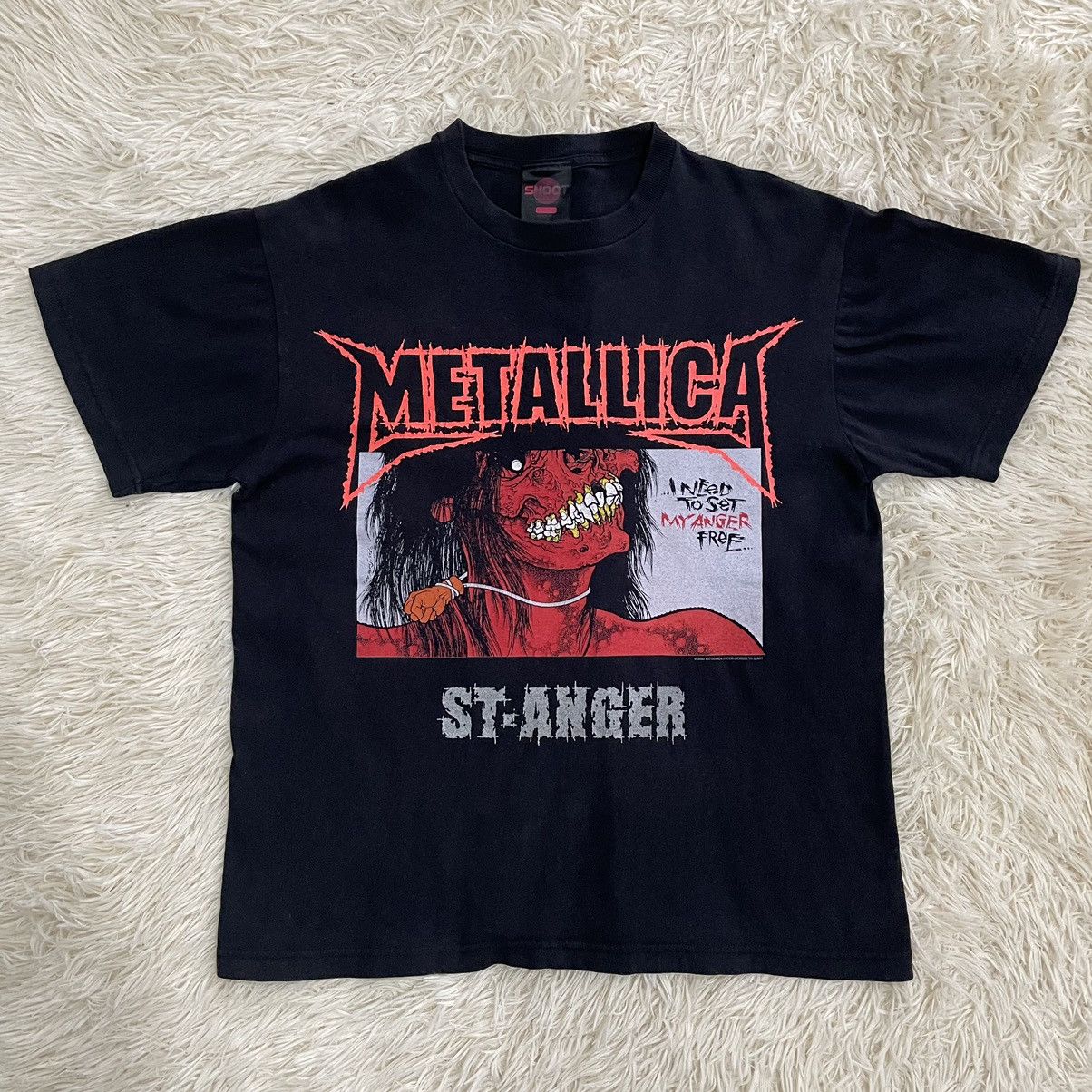 Band Tees × Metallica × Vintage Vintage Metallice St. Anger Pushead ...