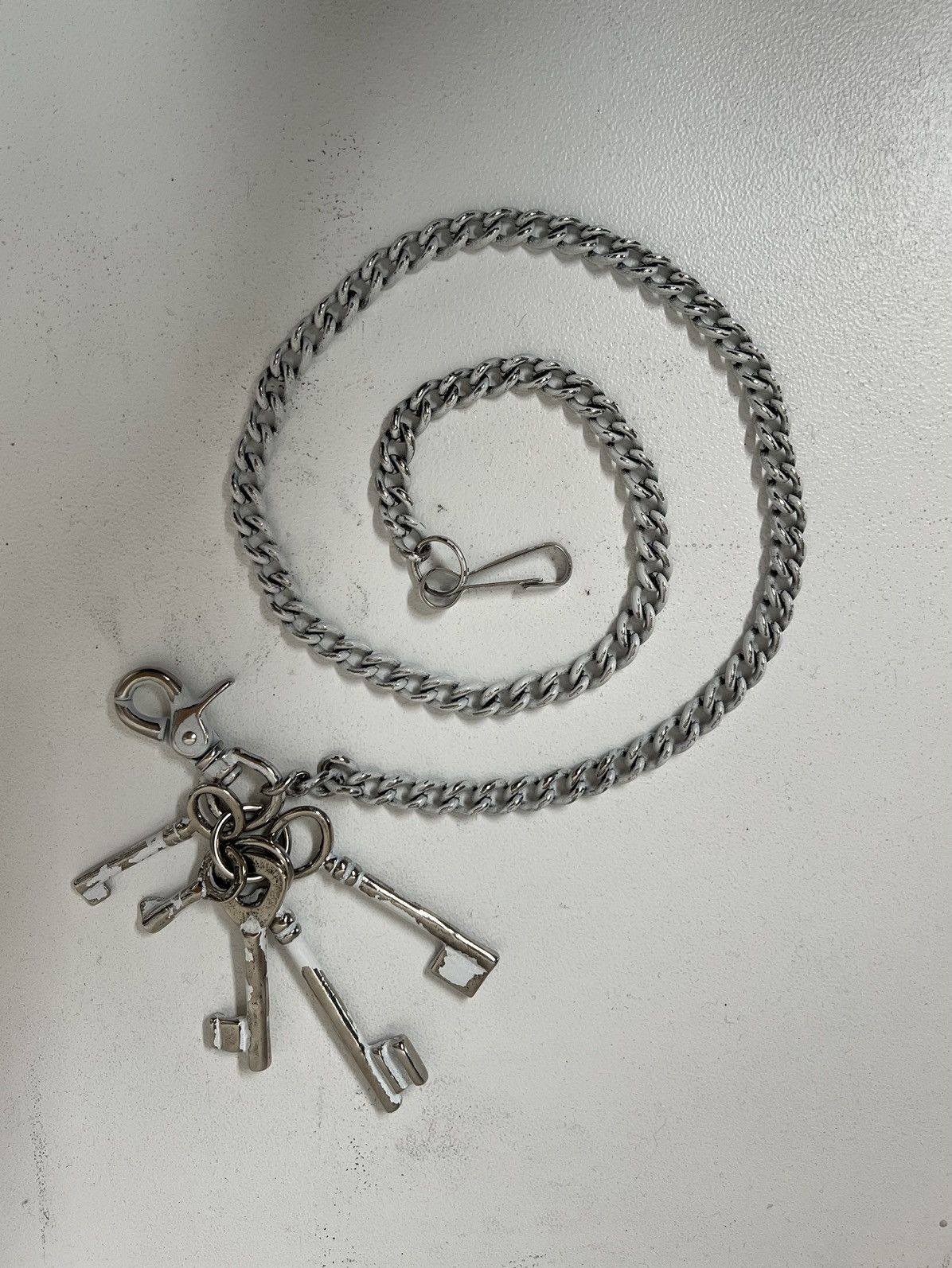 Undercover Undercover SS06 Painted Key Wallet Chain | Grailed
