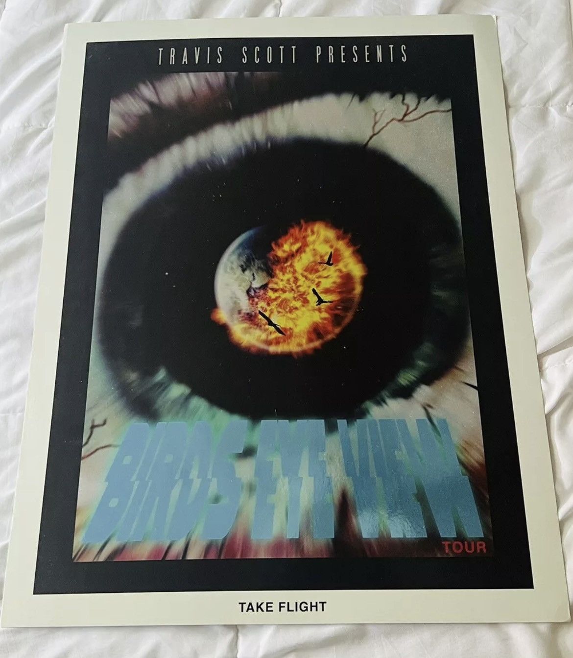 Travis Scott Travis Scott Birds Eye view tour print | Grailed