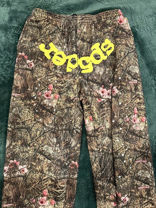 Spider Worldwide Sp5der real tree camo sweatpants | Grailed