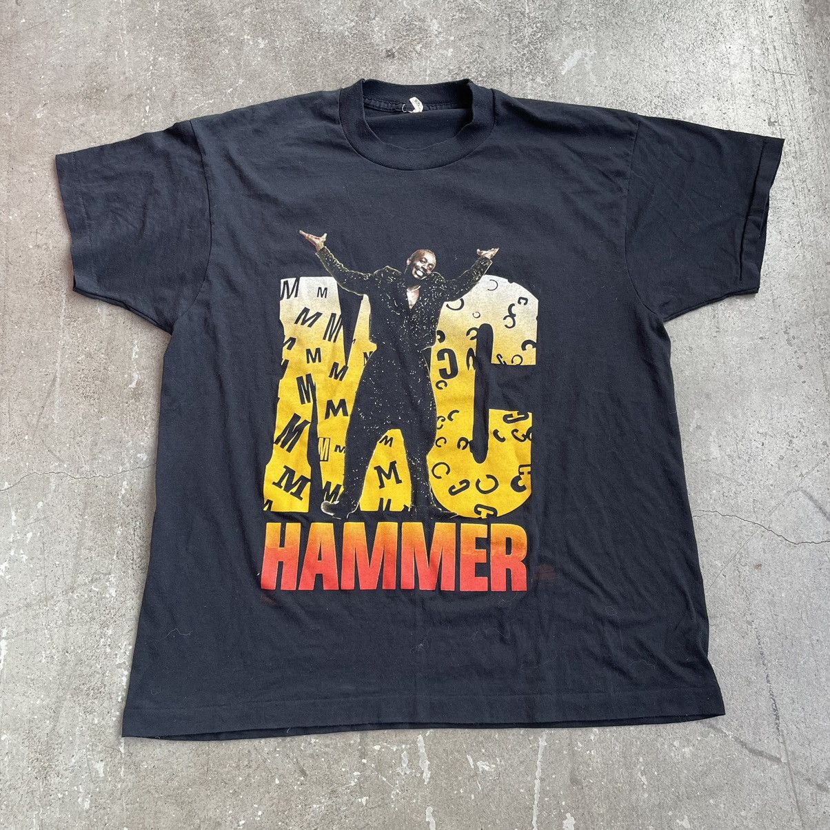 Band Tees × Rap Tees × Vintage 1980s MC Hammer Proper! Rap Tee Shirt ...